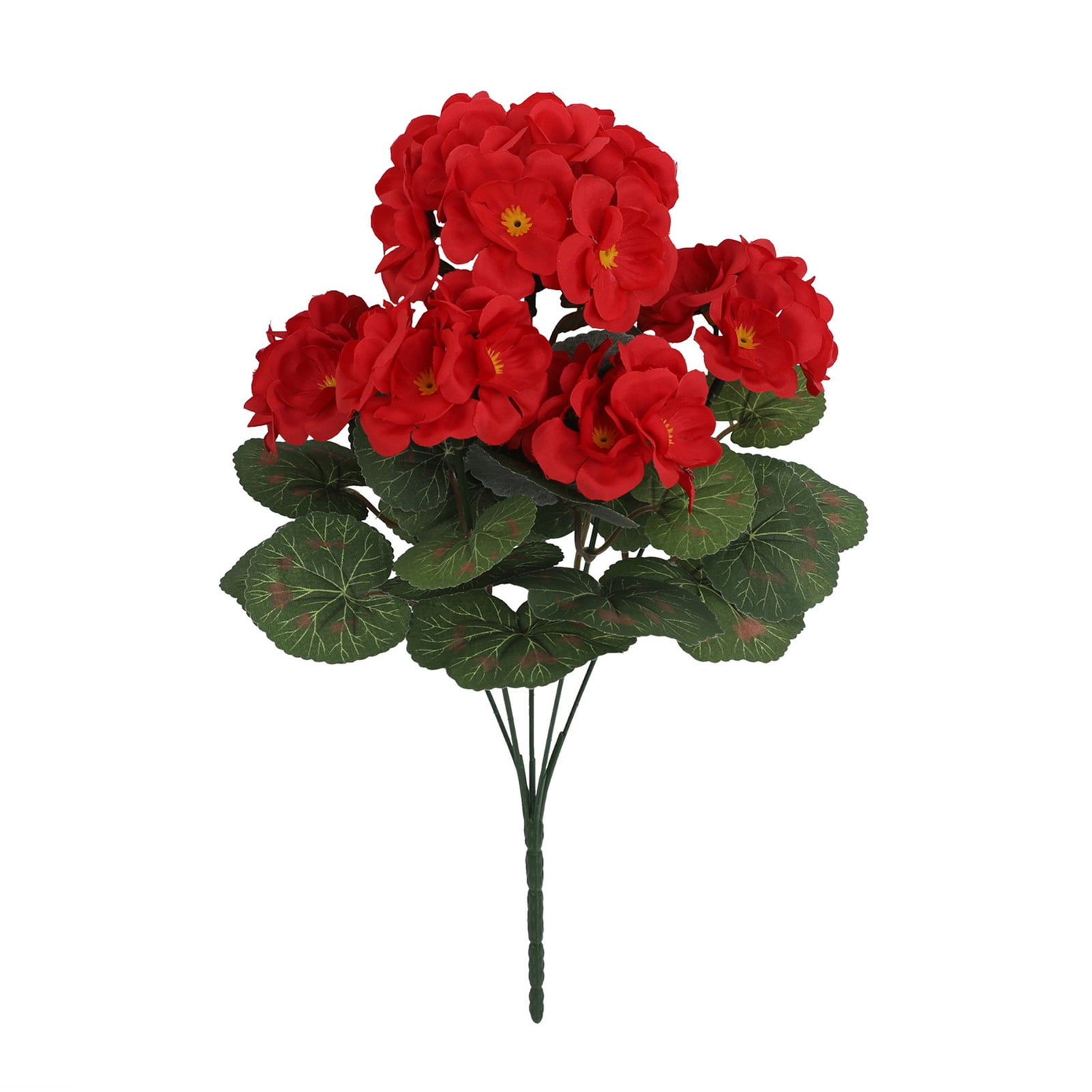 Artificial Geraniums Realistic UV Resistant Fake Flower Wedding Party ...