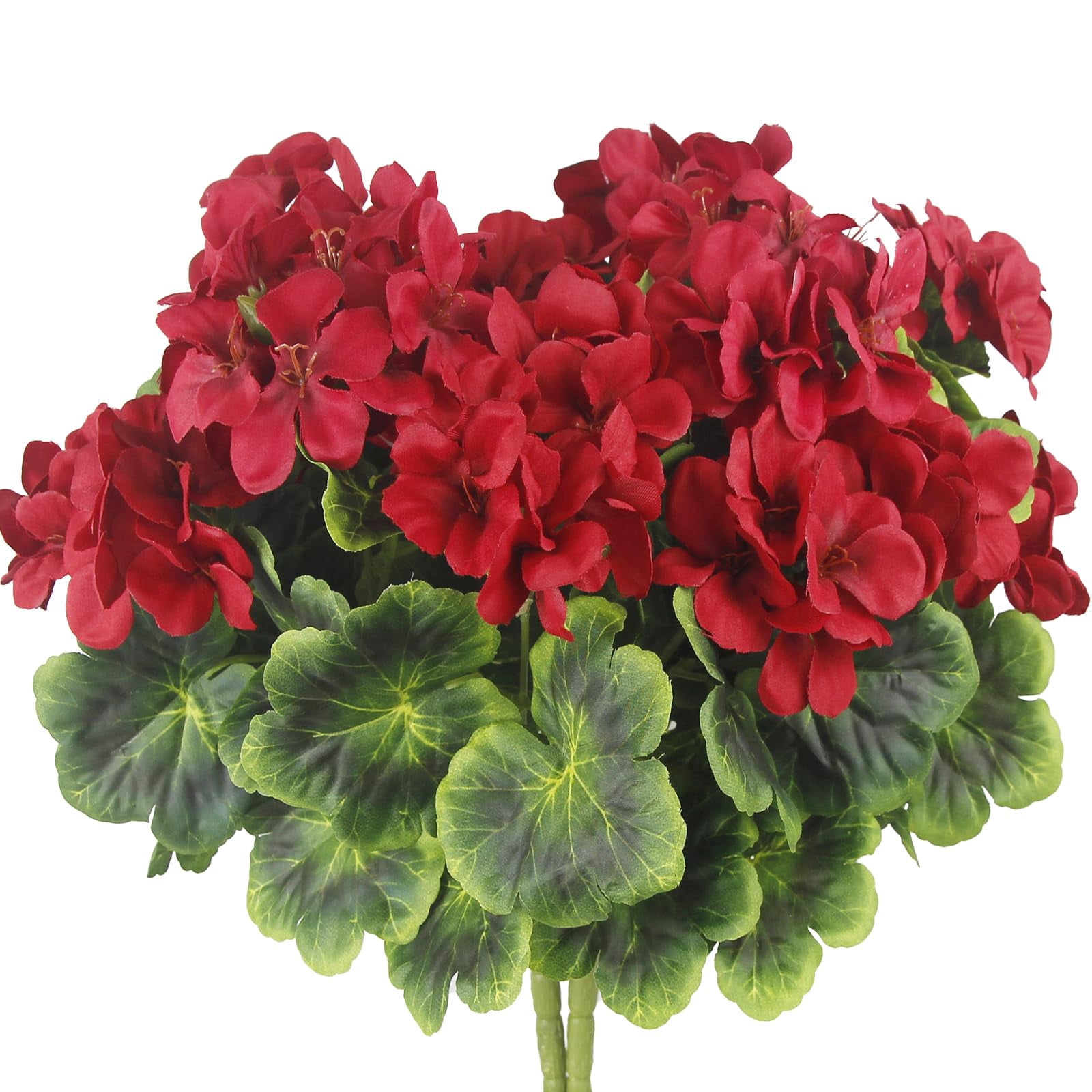 Artificial Geraniums Red 2-Pack Indoor Outdoor Decor - Walmart.com
