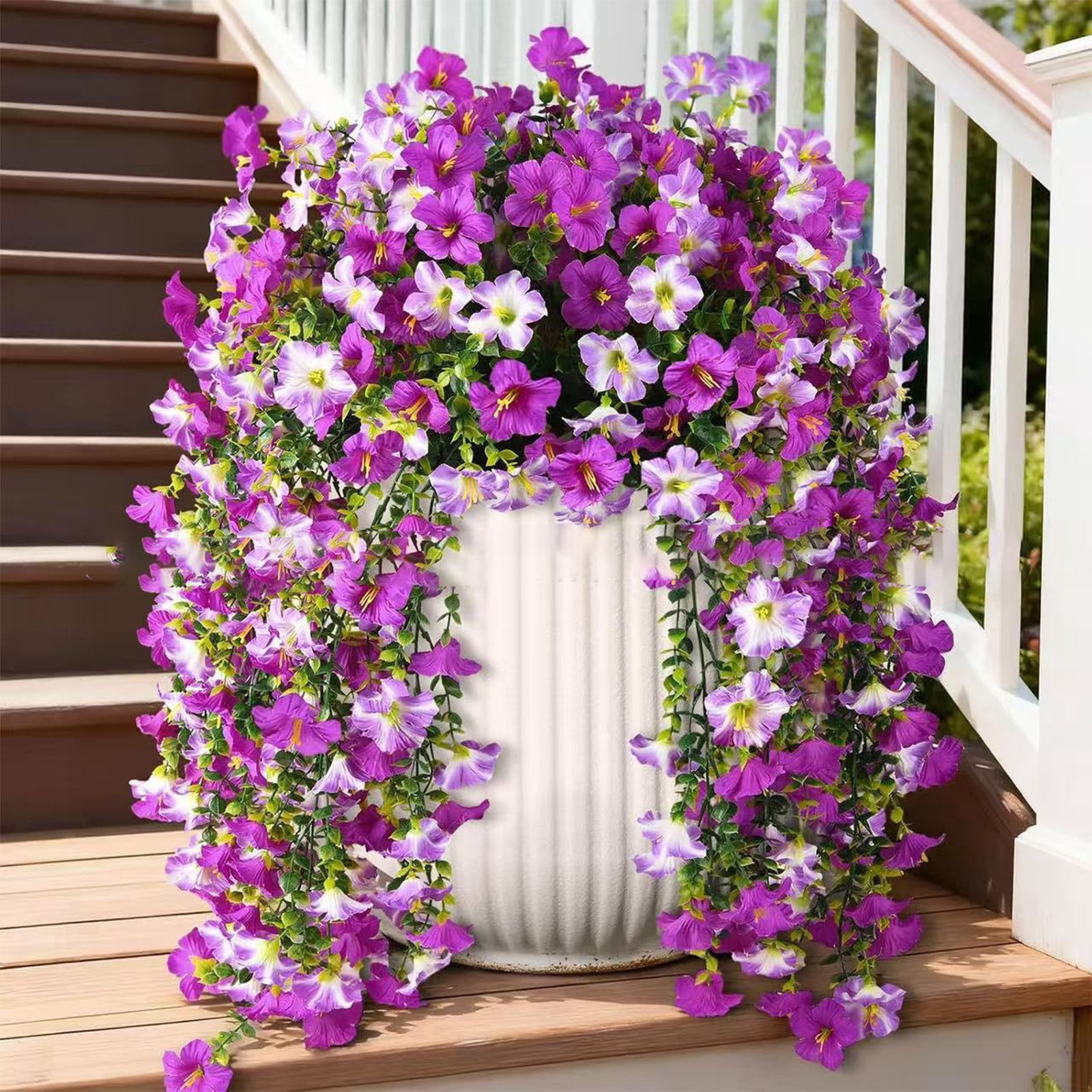 Artificial Glory Flower Vine, Faux Green Plants Hanging Garland, Non ...