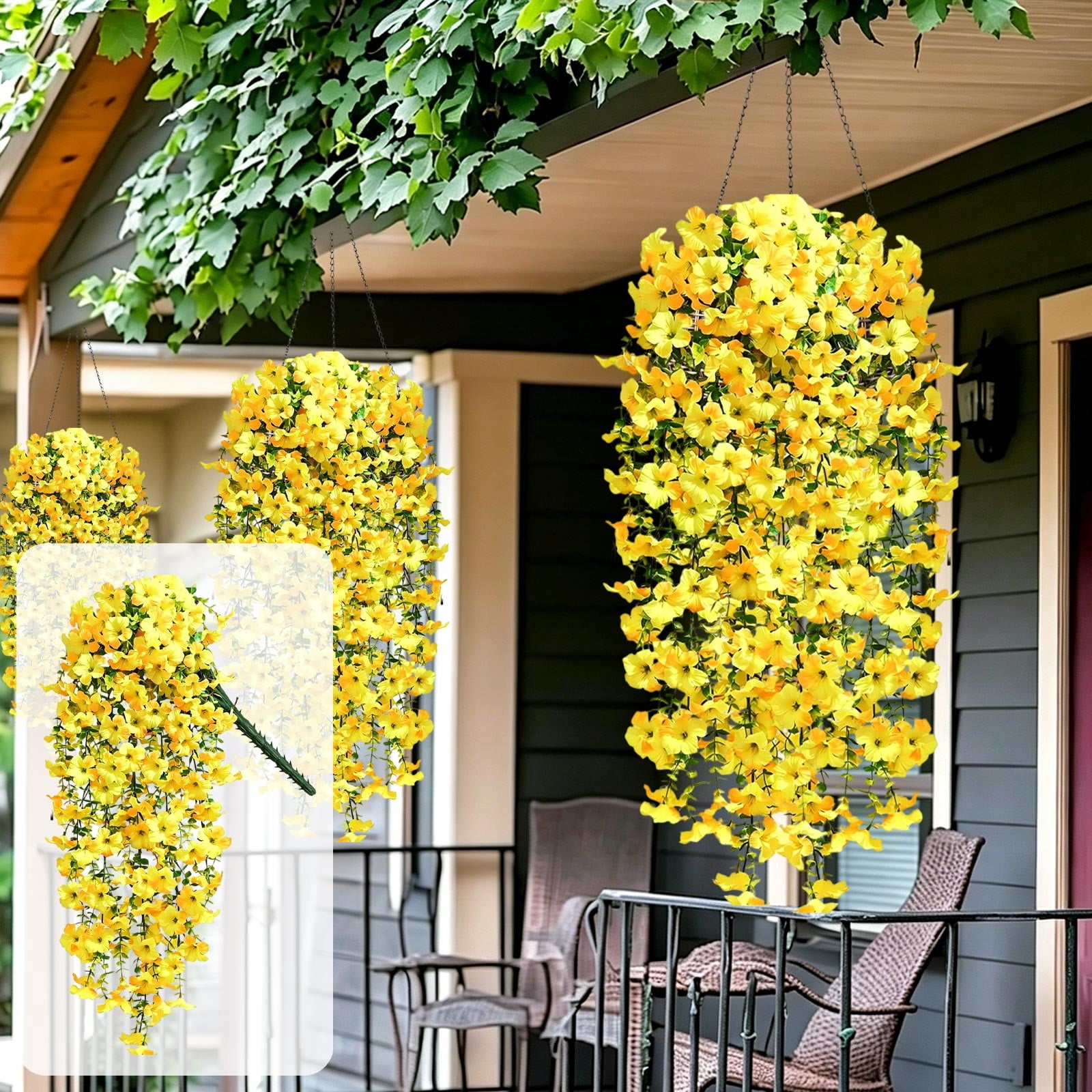 Artificial Glory Vine Wall Hanging - Decorative Hanging Plant for Home ...