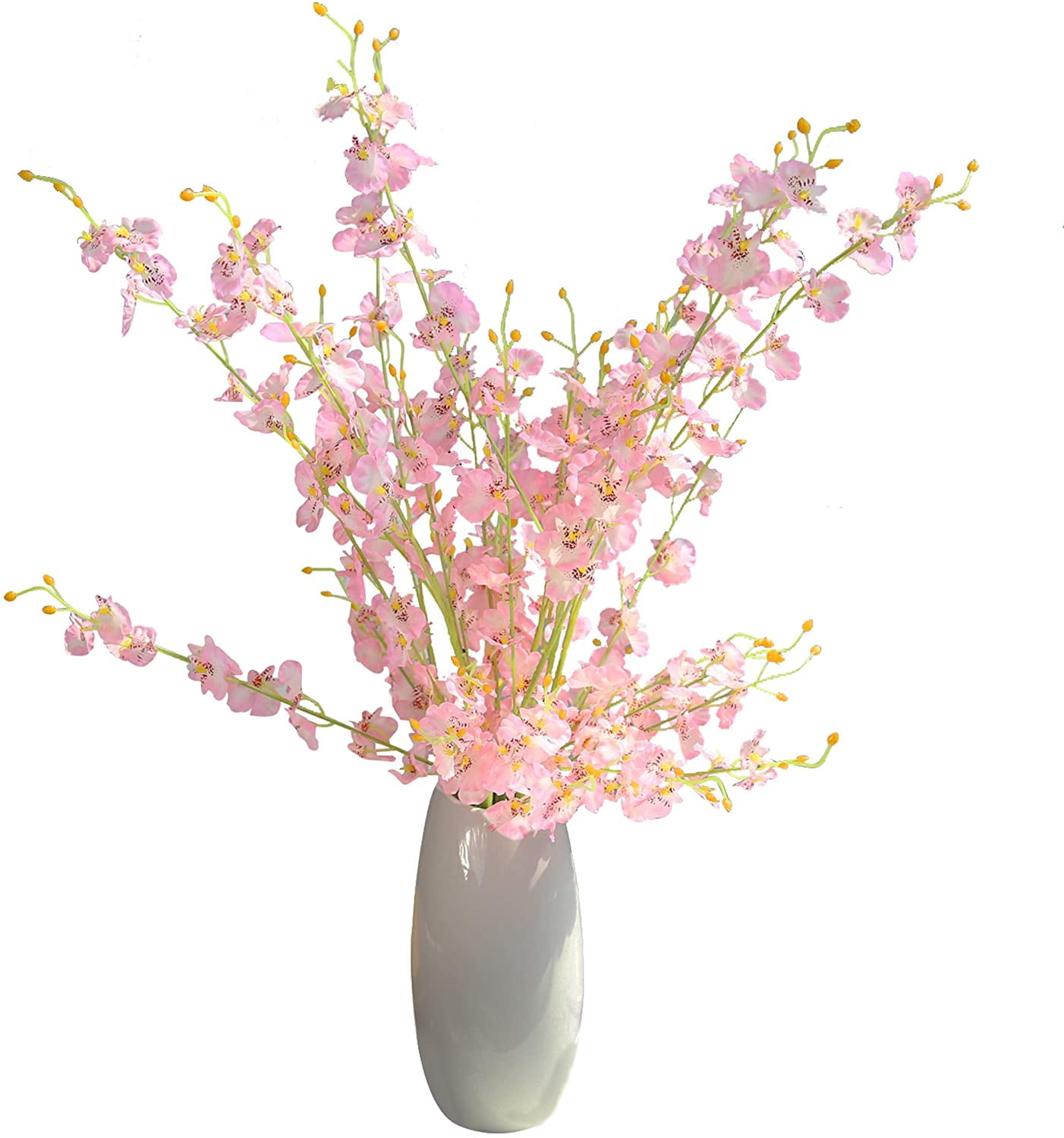 Artificial Golden Shower Orchid 10pcs 39 Inch Long Stem Dancing Lady ...