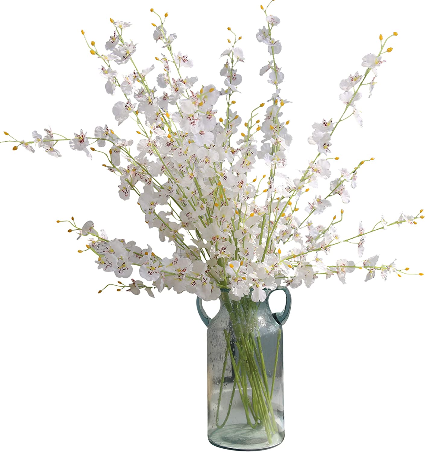 Artificial Golden Shower Orchid 10pcs 39 Inch Long Stem Dancing Lady ...