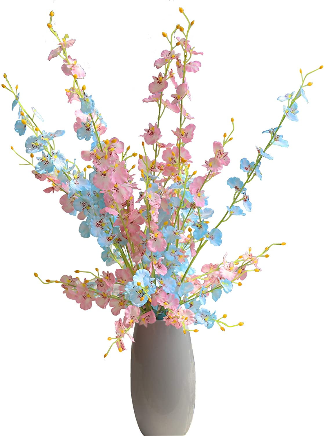 Artificial Golden Shower Orchid 10pcs 39 Inch Long Stem Dancing Lady ...