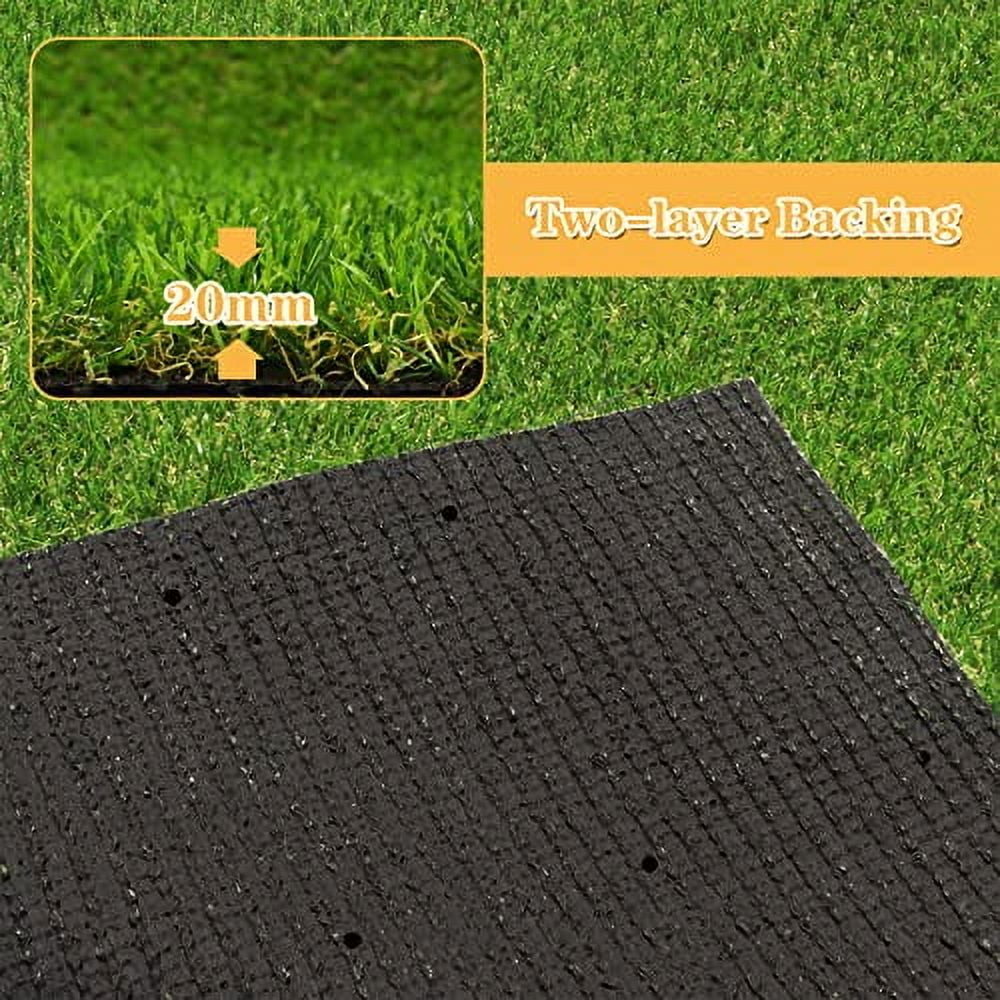 Artificial Grass Astroturf Rug 4 FT * 10 FT, Realistic Fake Grass Mat ...