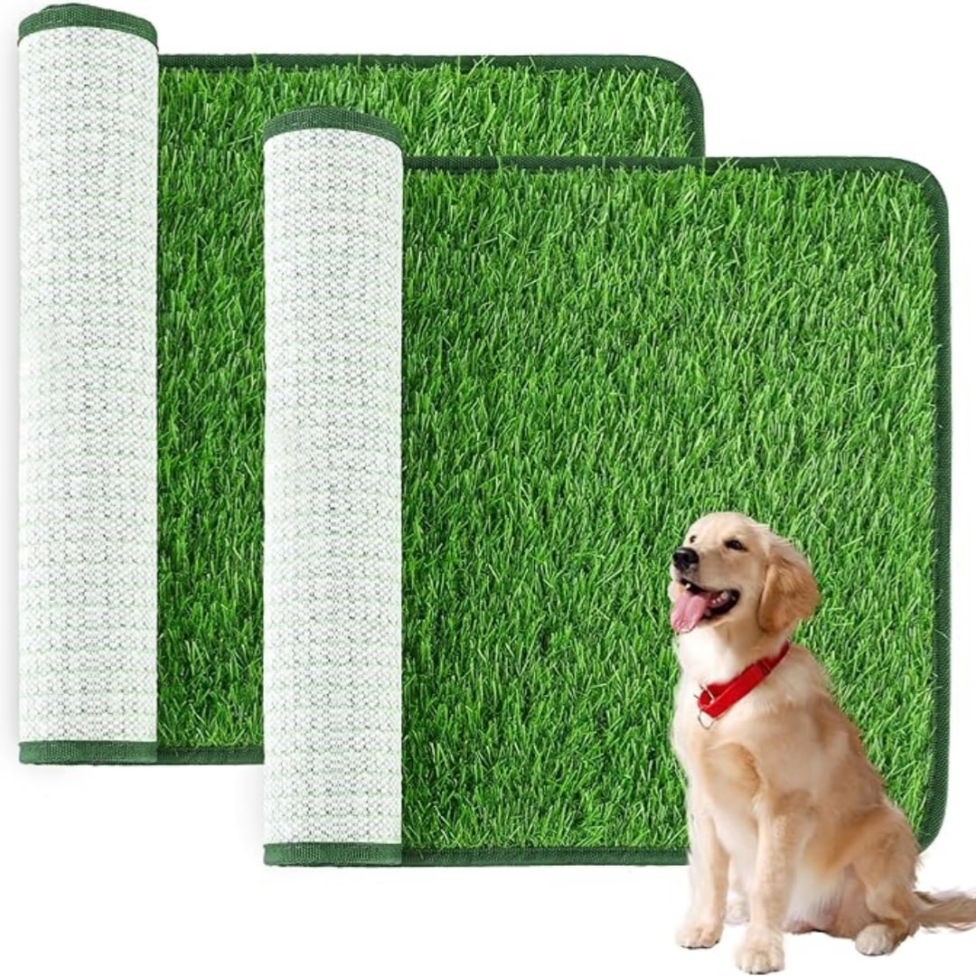 Artificial Grass Dog Potty Pad - Easy to Clean, Odor Resistant,Indoor ...
