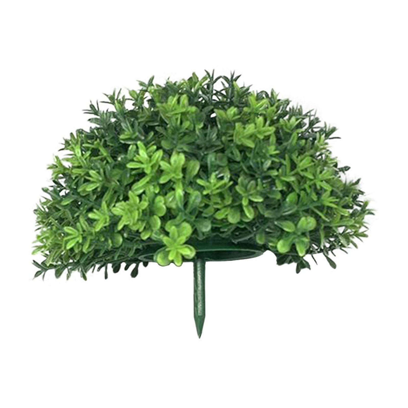 Artificial Grass Plant Pot, Fake Grass for Home office Room, 12-inch ...