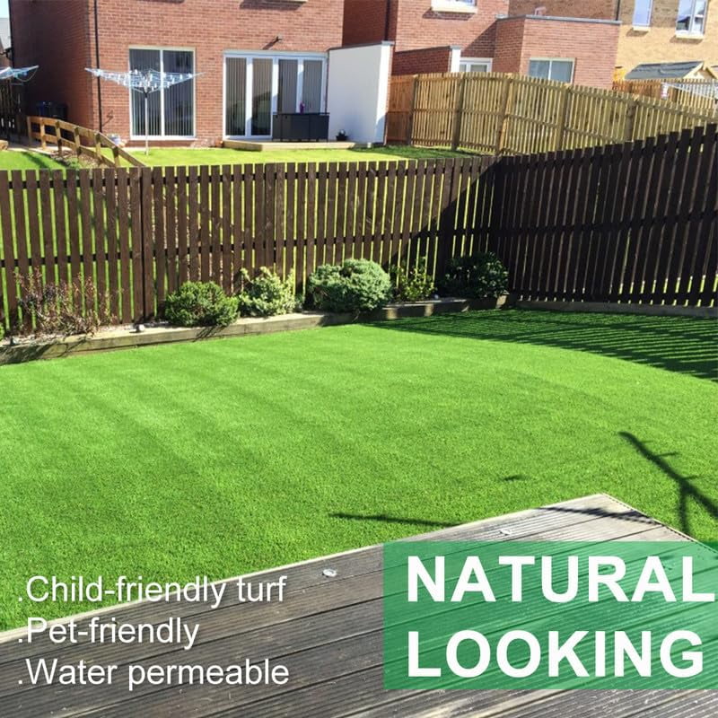 Artificial Grass Rug 1.38inch 1FTX80FT Synthetic Artificial Grass Turf ...