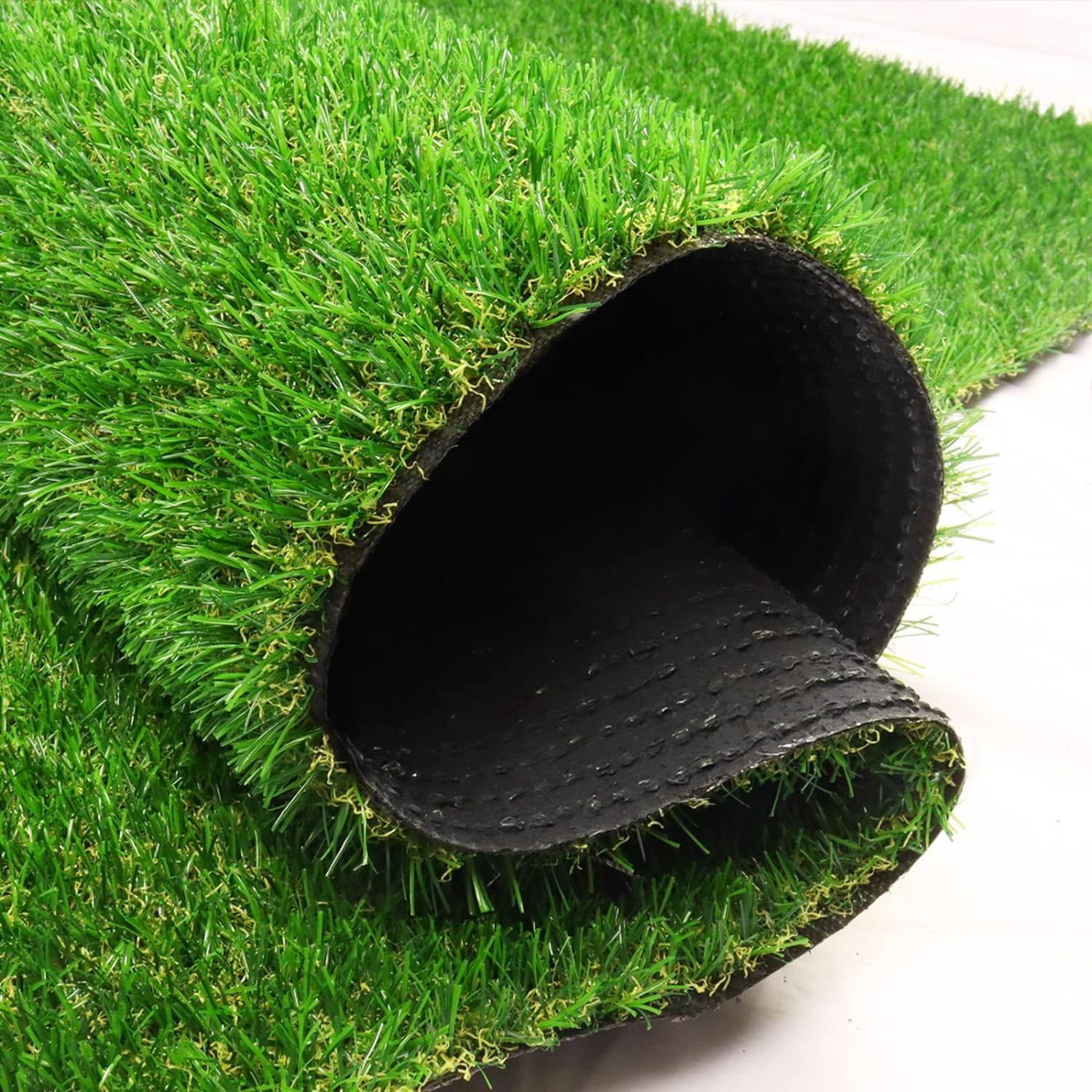 Artificial Grass Rug , Realistic Fake Grass Mat with Drainage, Indoor ...