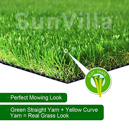Artificial Grass Square Tiles - 12 x 12 Inch Small Turf Grass Craft ...