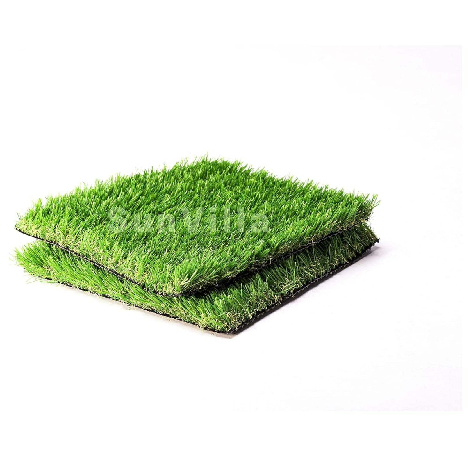 Artificial Grass Square Tiles - 12 x 12 Inch Small Turf Grass Piece ...