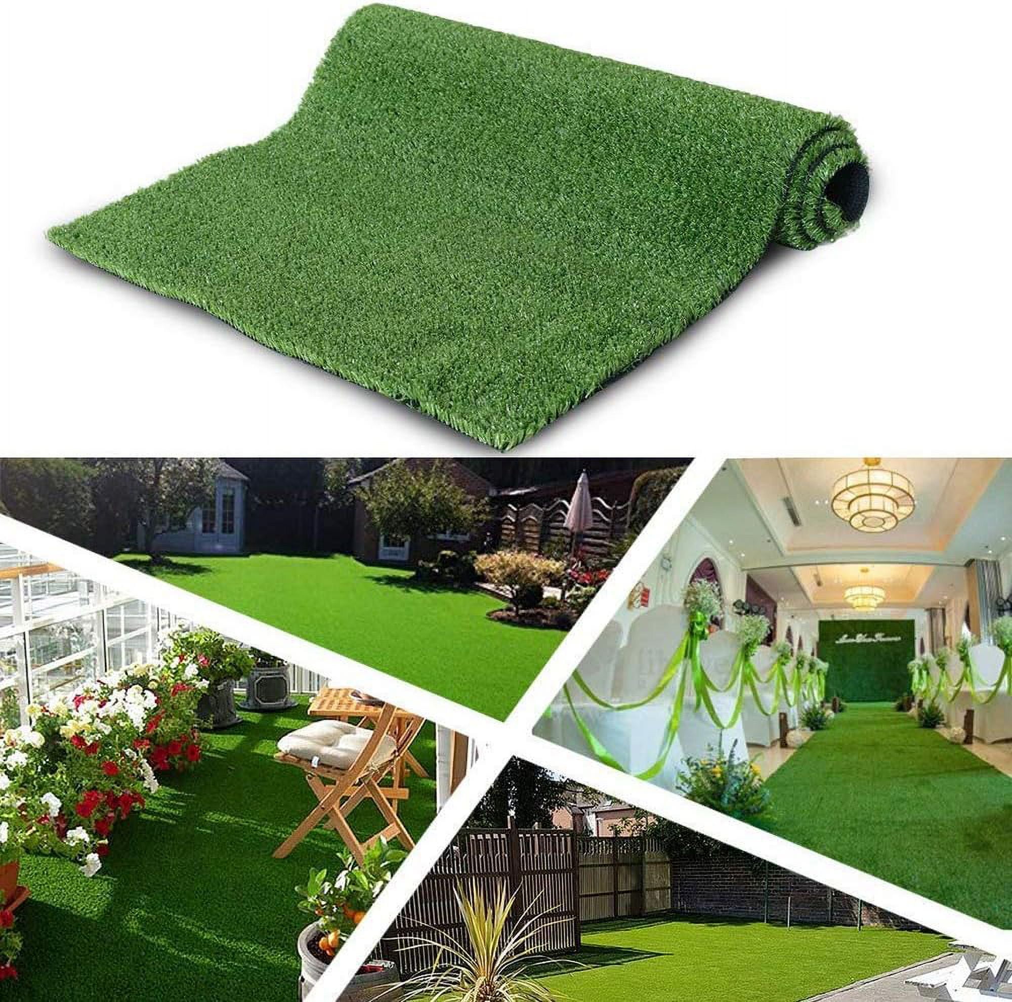 Artificial Grass Synthetic Mat 5ft X 10ft, Outdoor Garden Lawn ...