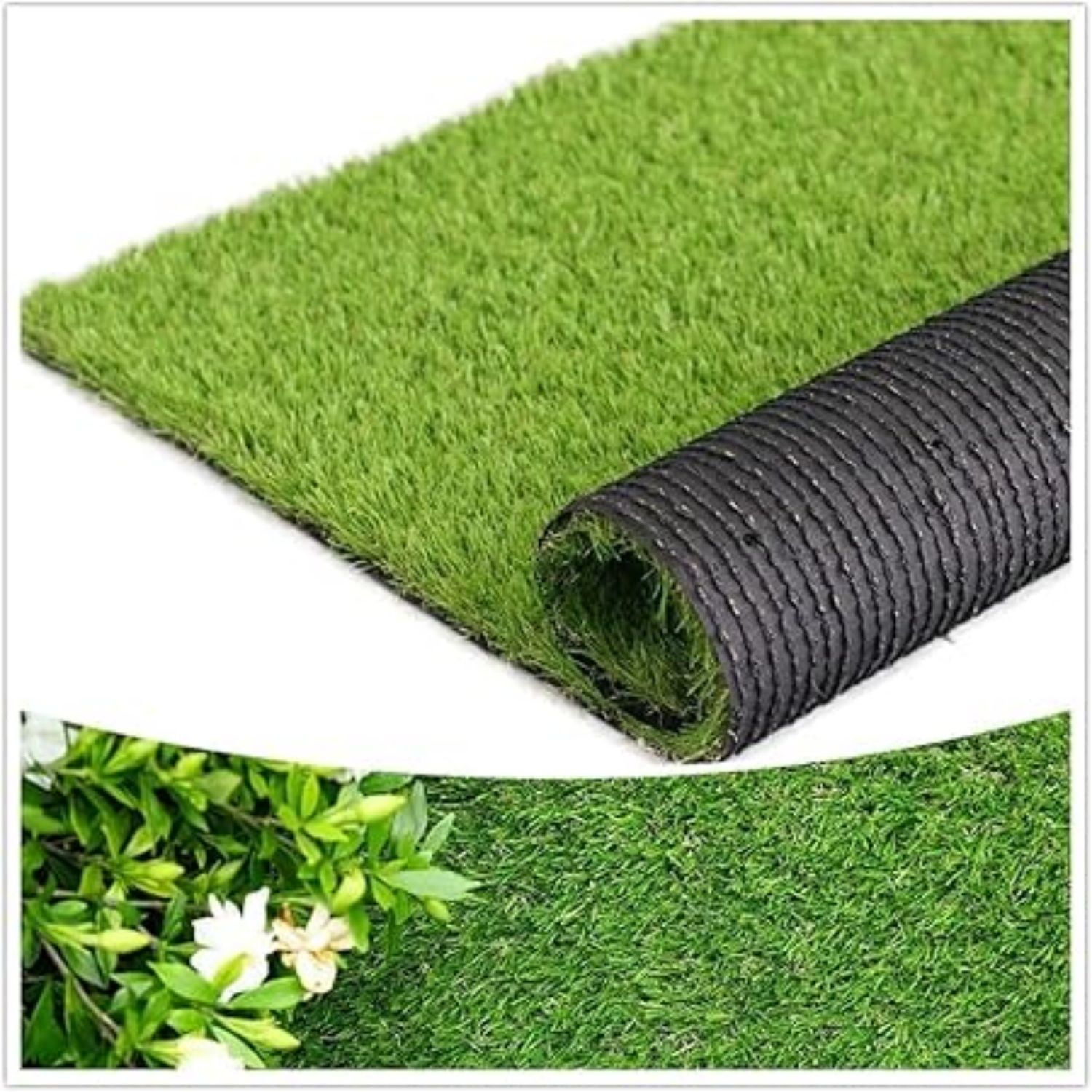 Artificial Grass Thick Turf (1.38" Custom Sizes) Multi-use Fake Pet ...