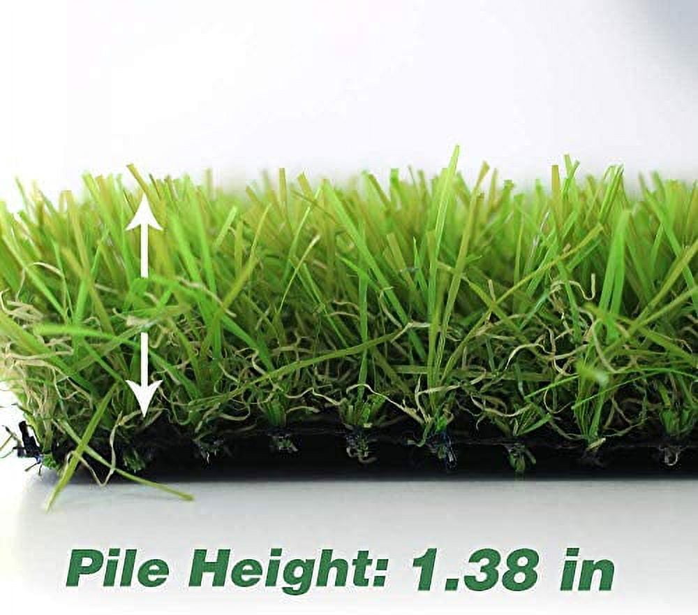 Artificial Grass Turf 1.38" Custom Sizes, Fake Grass Indoor Outdoor Rug ...