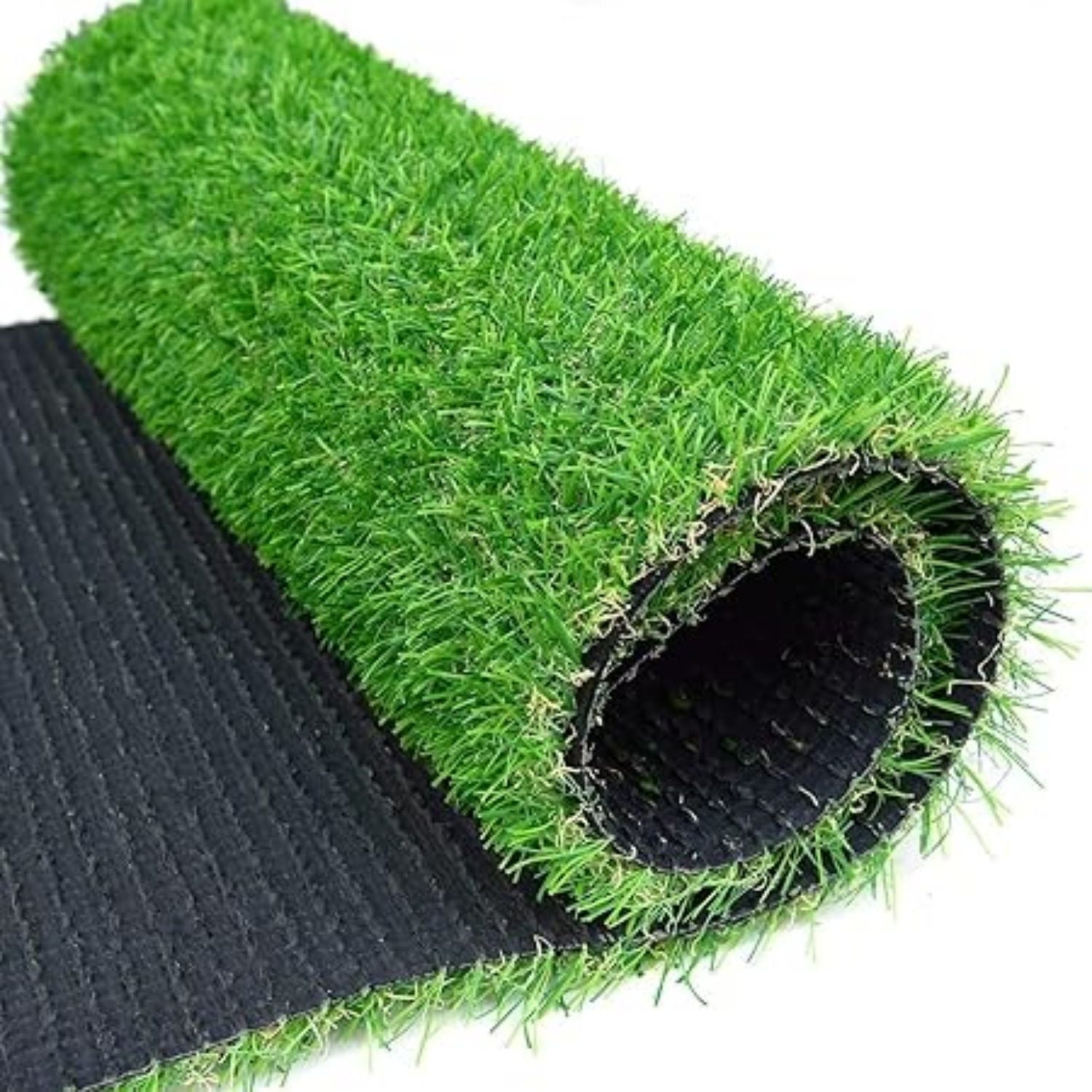 Artificial Grass Turf 3.3ft x 33ft Realistic Synthetic Grass Mats with Drainage Holes for Patio ...