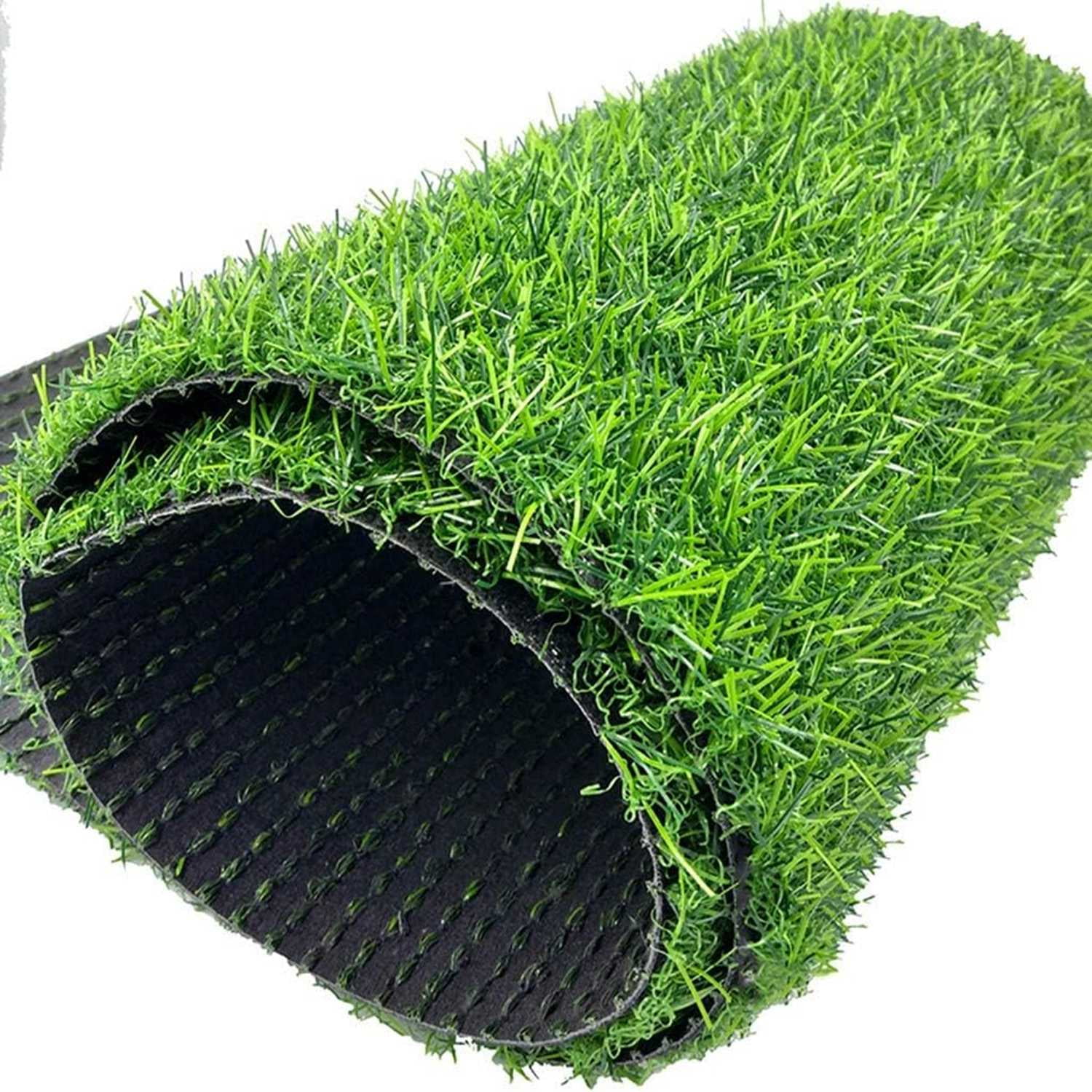 Artificial Grass Turf - 3FTx32FT, 0.8" Fake Grass Astro Turf for Dogs & Patio, Indoor/Outdoor ...
