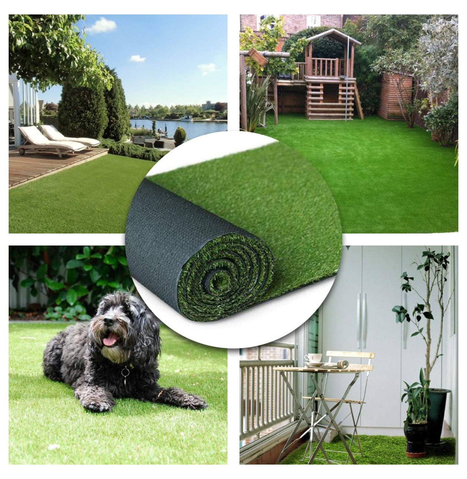 Artificial Grass Turf Lawn - 10FTX10FT(100 Square FT) Indoor Outdoor ...