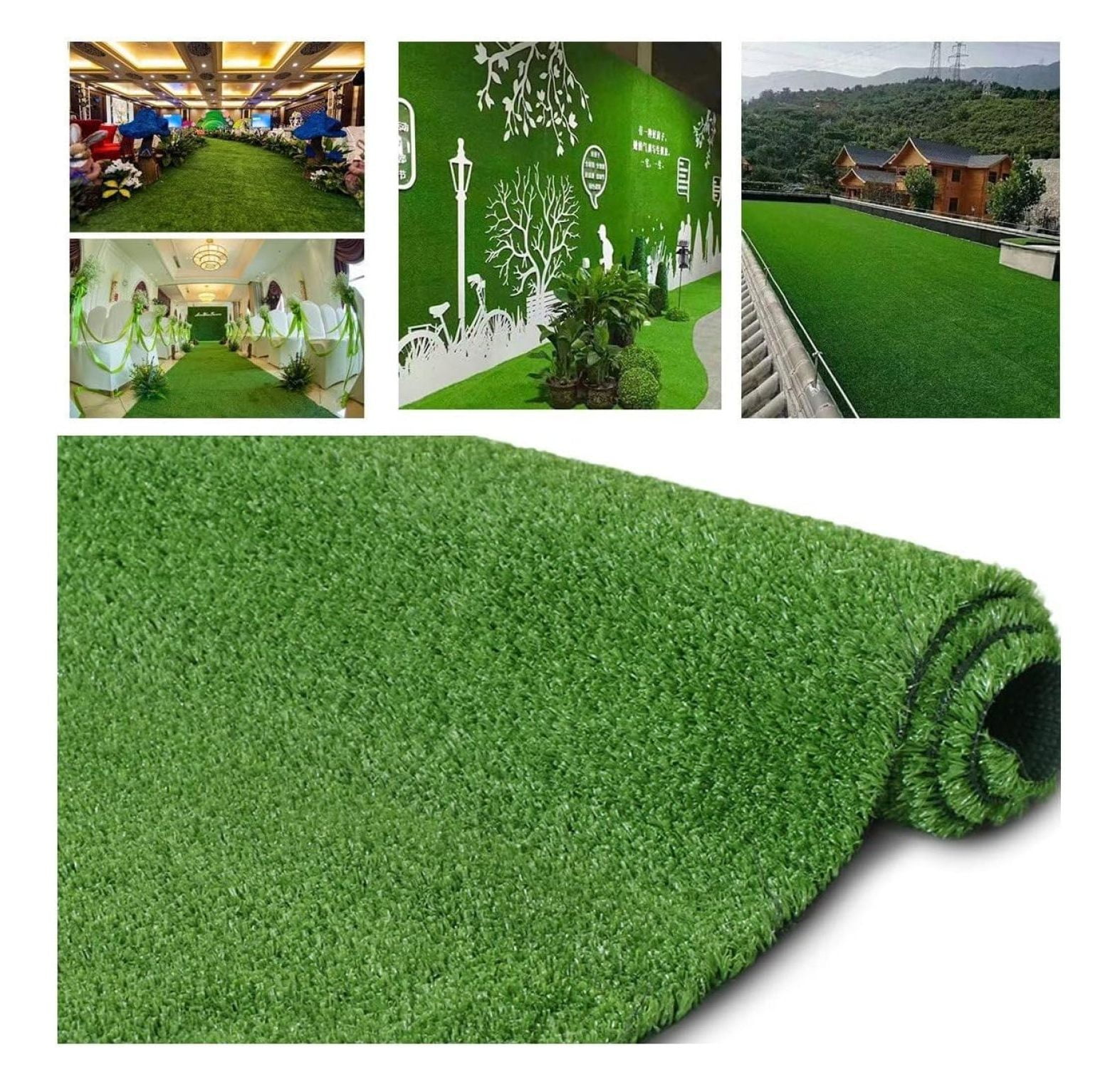 Artificial Grass Turf Lawn 12FTX29FT,Economy Indoor Outdoor Synthetic ...