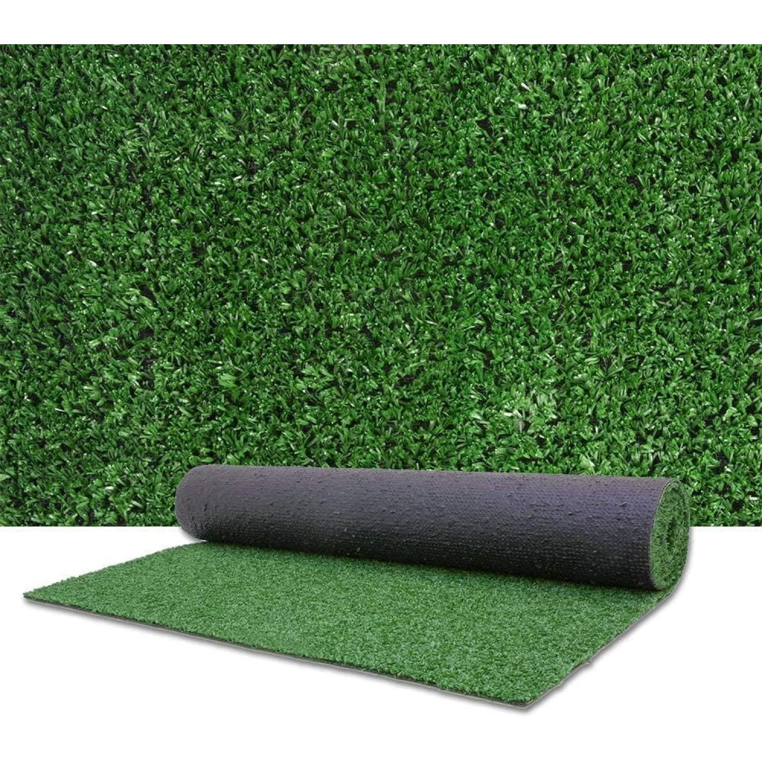 Artificial Grass Turf Lawn-3 Feet x 10 Feet, 0.4" Indoor Outdoor Rug ...