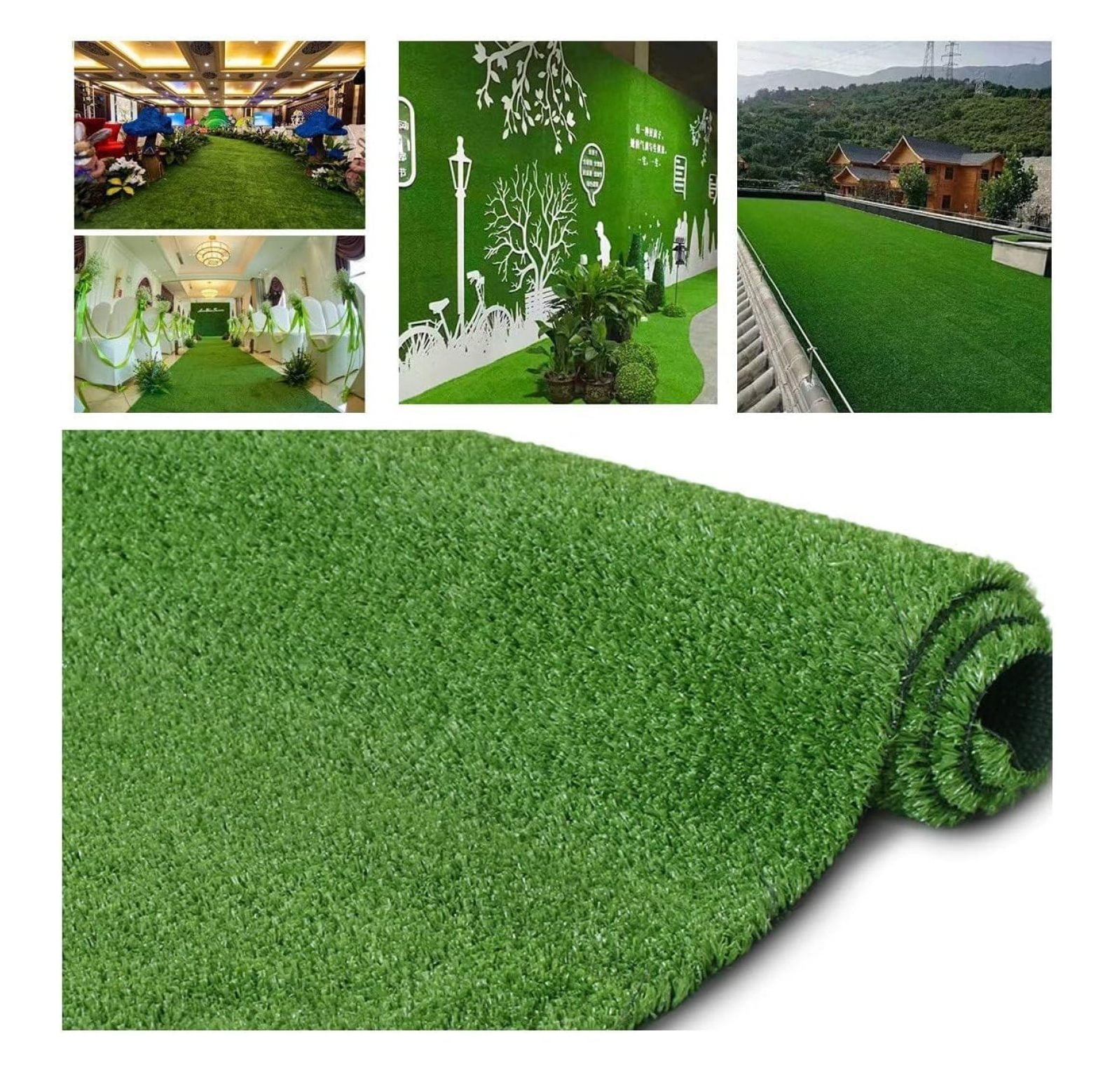 Artificial Grass Turf Lawn 9FTX11FT,Economy Indoor Outdoor Synthetic ...