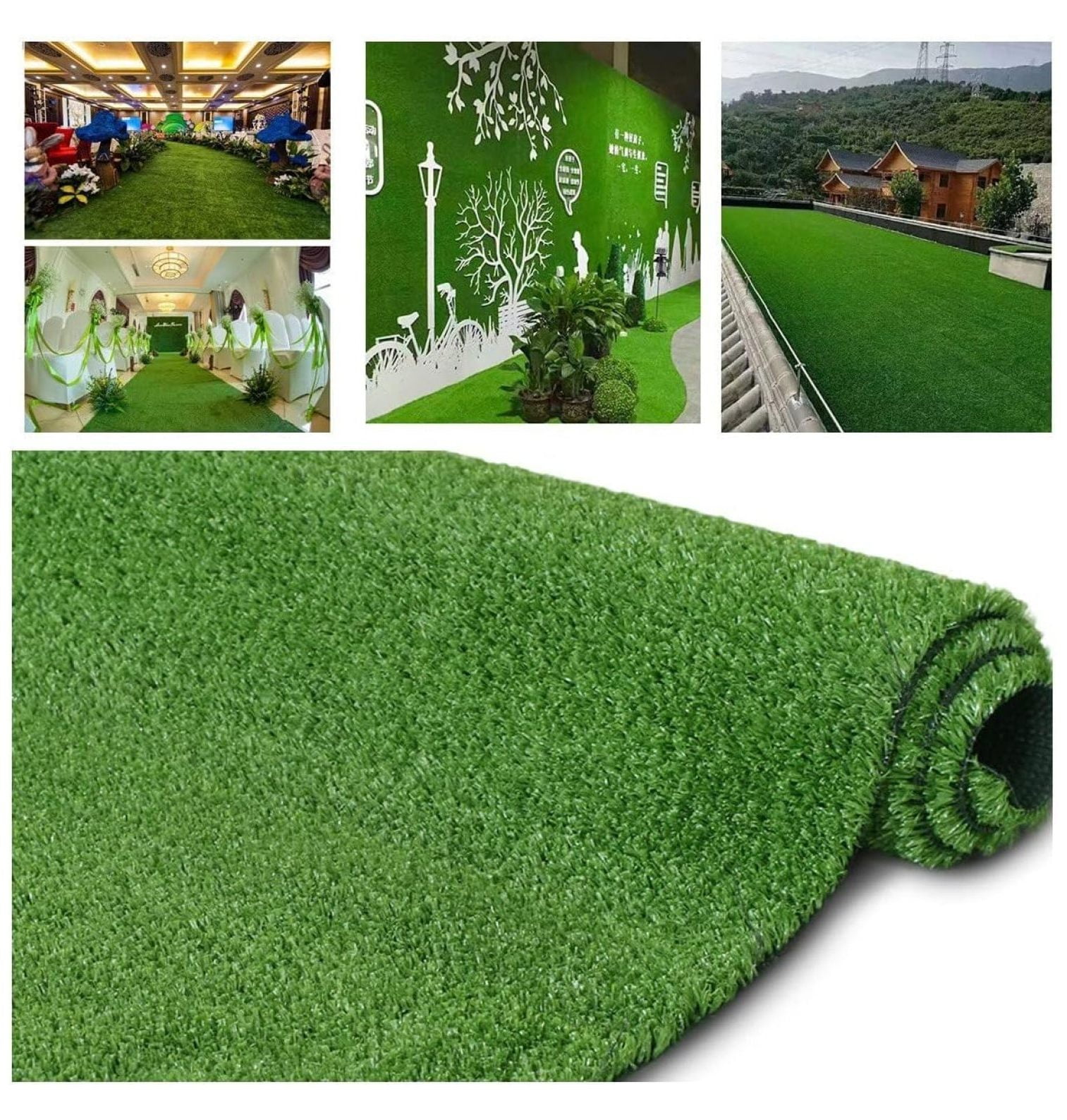 Artificial Grass Turf Lawn 9FTX25FT,Economy Indoor Outdoor Synthetic ...