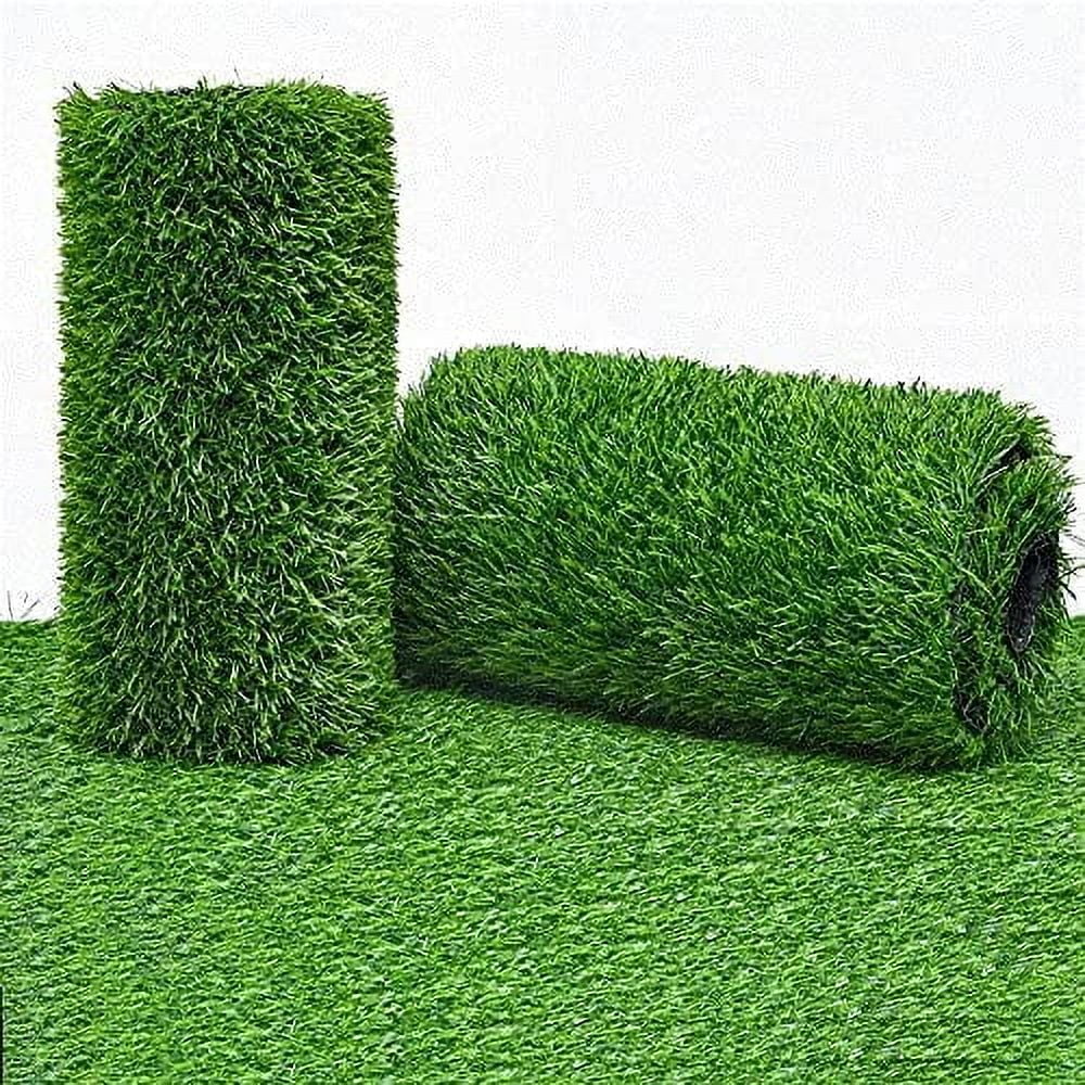 Artificial Grass Turf Rug, 3.3ft x 33 ft Large Realistic Grass Lawn ...