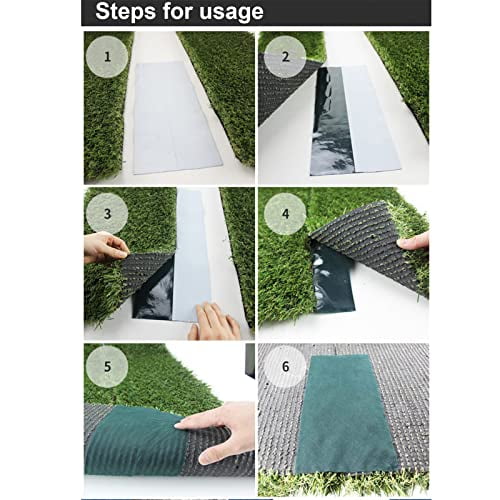 Artificial Grass Turf Tape, 5.9inx32.8ft Self Adhesive Artificial Grass ...