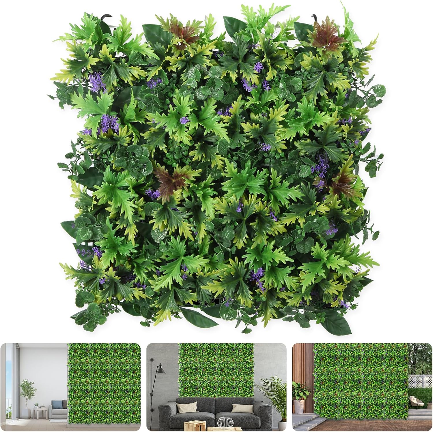 Artificial Grass Wall Backdrop,6pcs 20x20 Inch Faux Grass Panels for ...