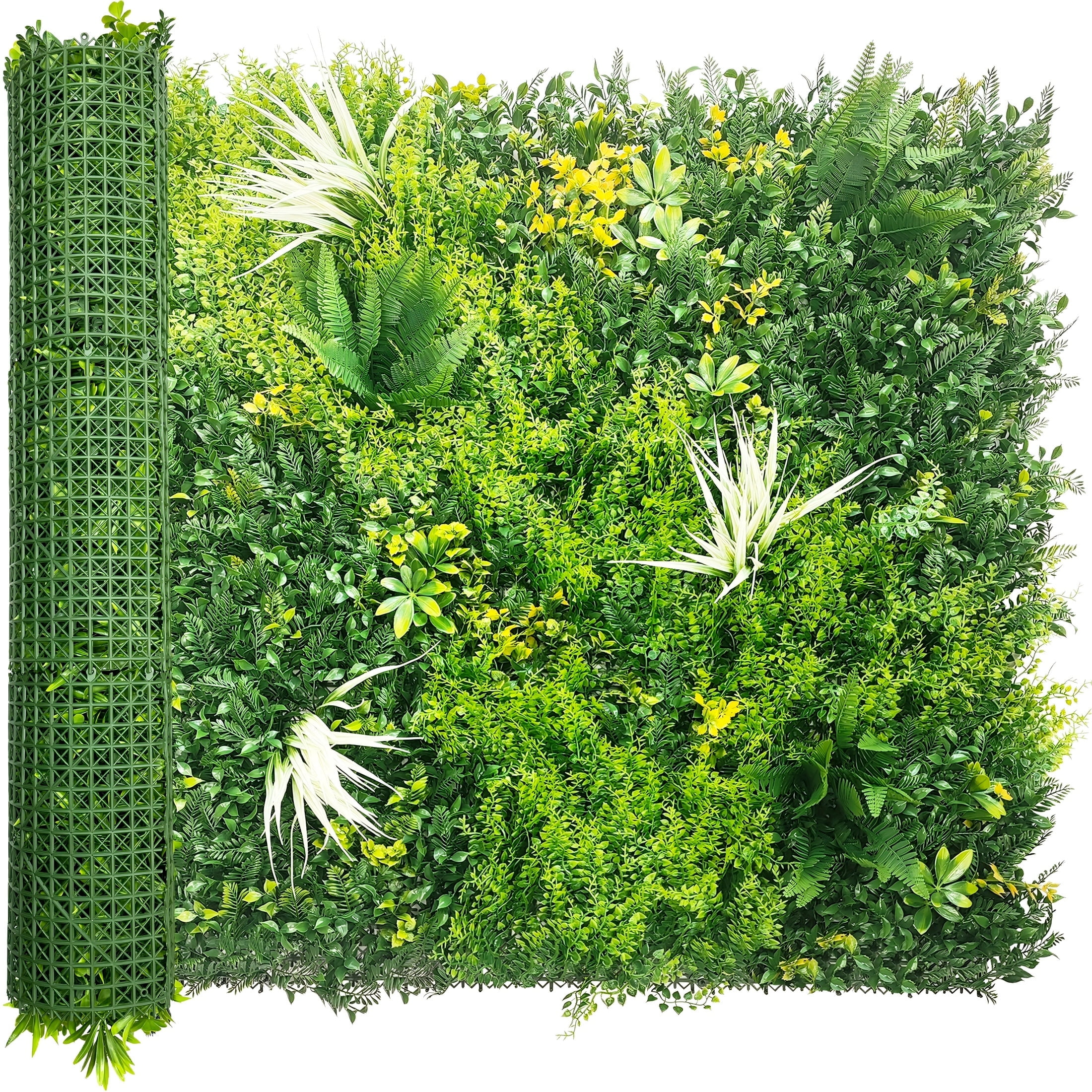 Artificial Grass Wall Boxwood Panels: 40" x 120" (33.5 sqft) Greenery ...