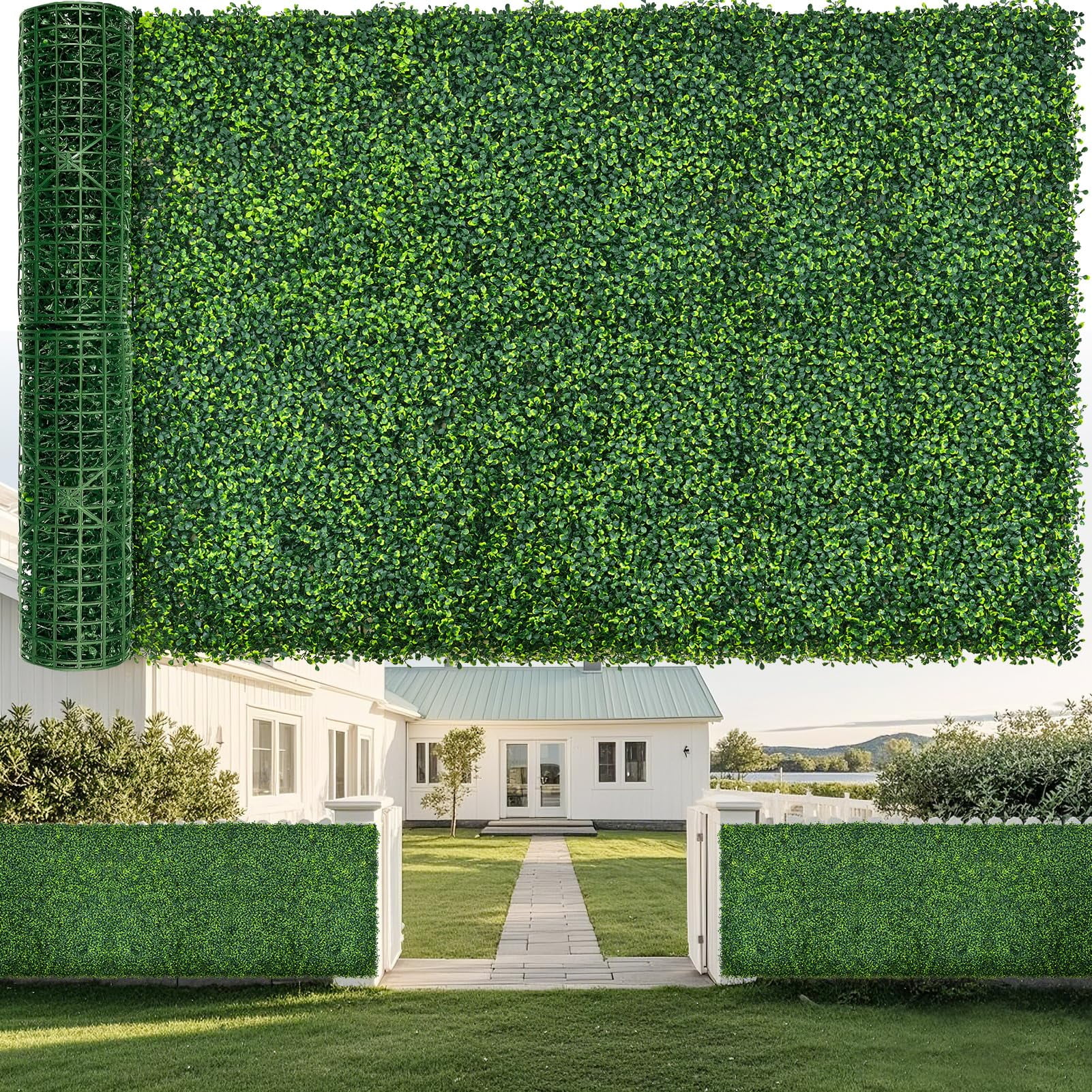 Artificial Grass Wall Panels 40"x120" (33.33 sqft) - UV Protected ...