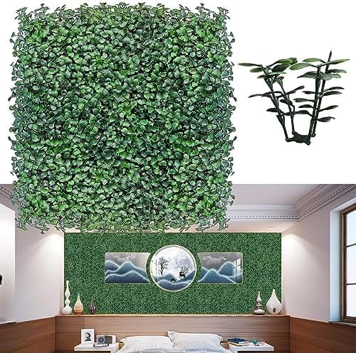 Artificial Grass Wall Panels Backdrop,13.15 X 13.15 in 12P (14.5 sqft ...