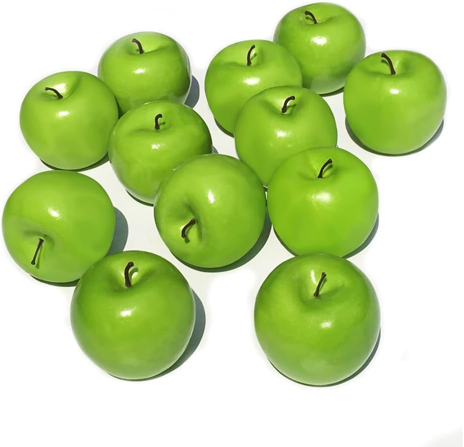 Artificial Green Apples Box of 12 - Walmart.com
