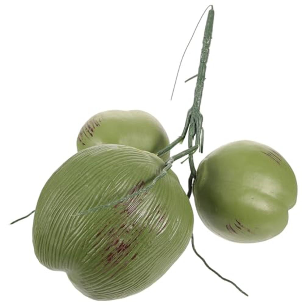 Artificial Green Coconut Tropical Coconut Artificial Fake Fruit for ...
