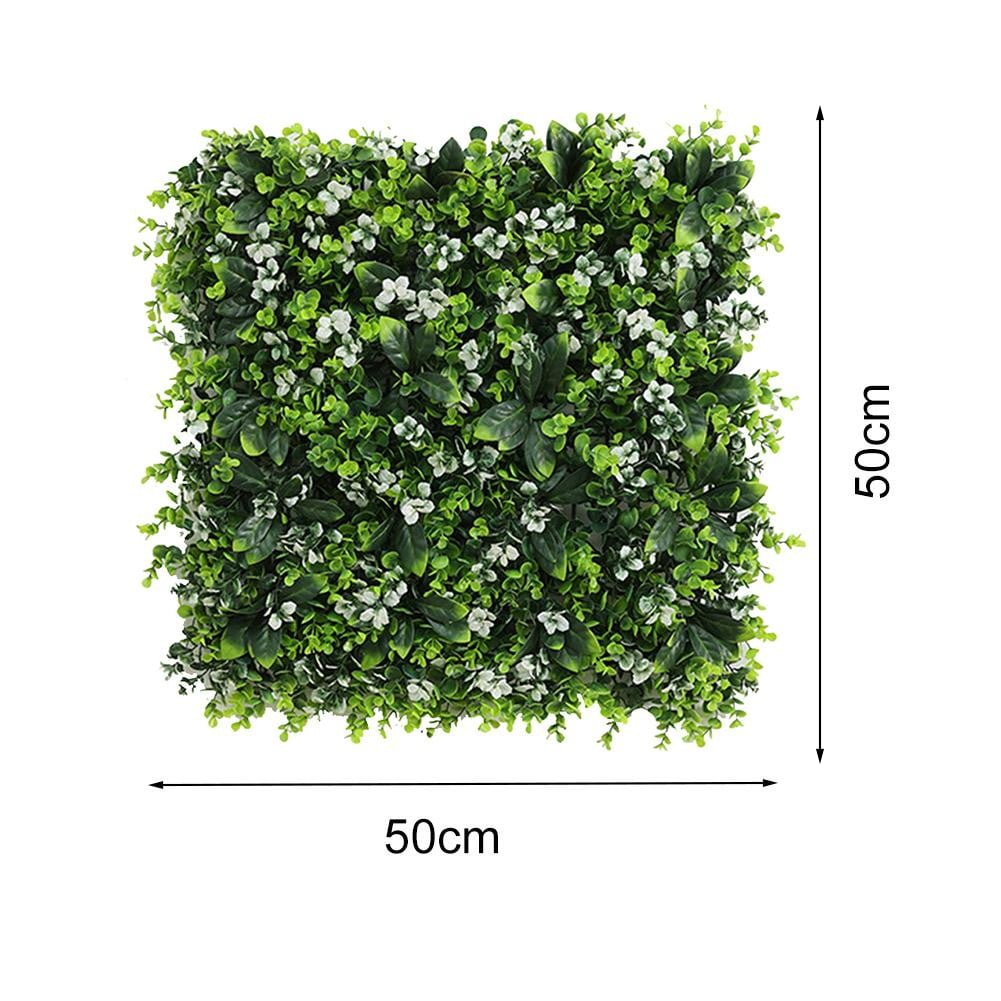 Artificial Green Grass Square Plastic Simulated Lawn Plant Home Wall ...