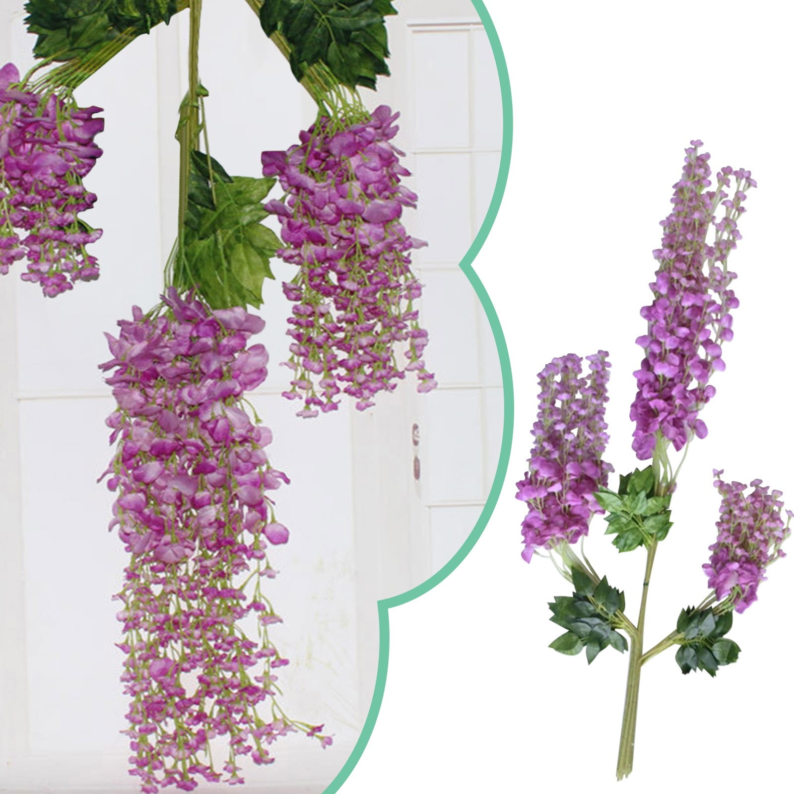 Artificial Green Leaves, Fake Roses, Hanging Leaves, Artificial Flower ...