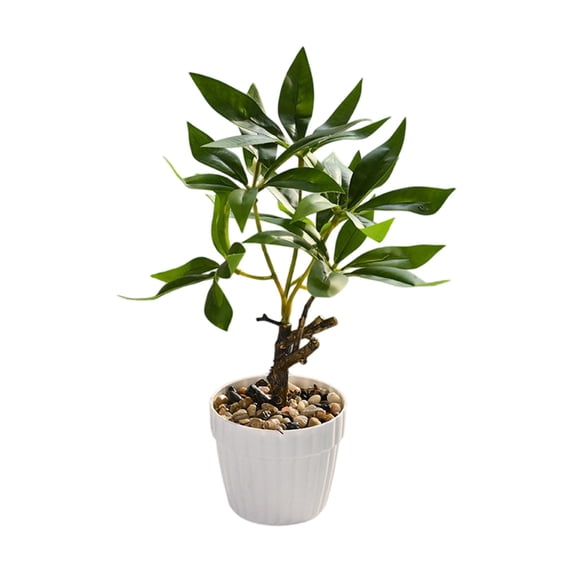 Artificial Green Plant Bonsai Tree for Indoor Decor - Realistic Faux ...
