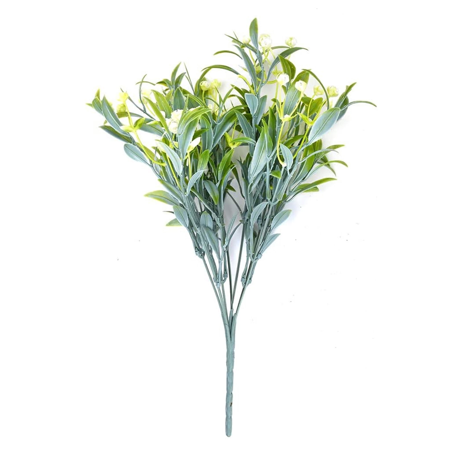 Artificial Green Plant No Watering No-Withering Decorative Multi-branch ...