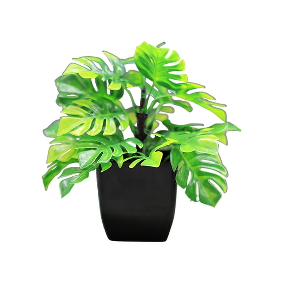 Artificial Green Plant Potted Decoration for Living Room Office Balcony ...