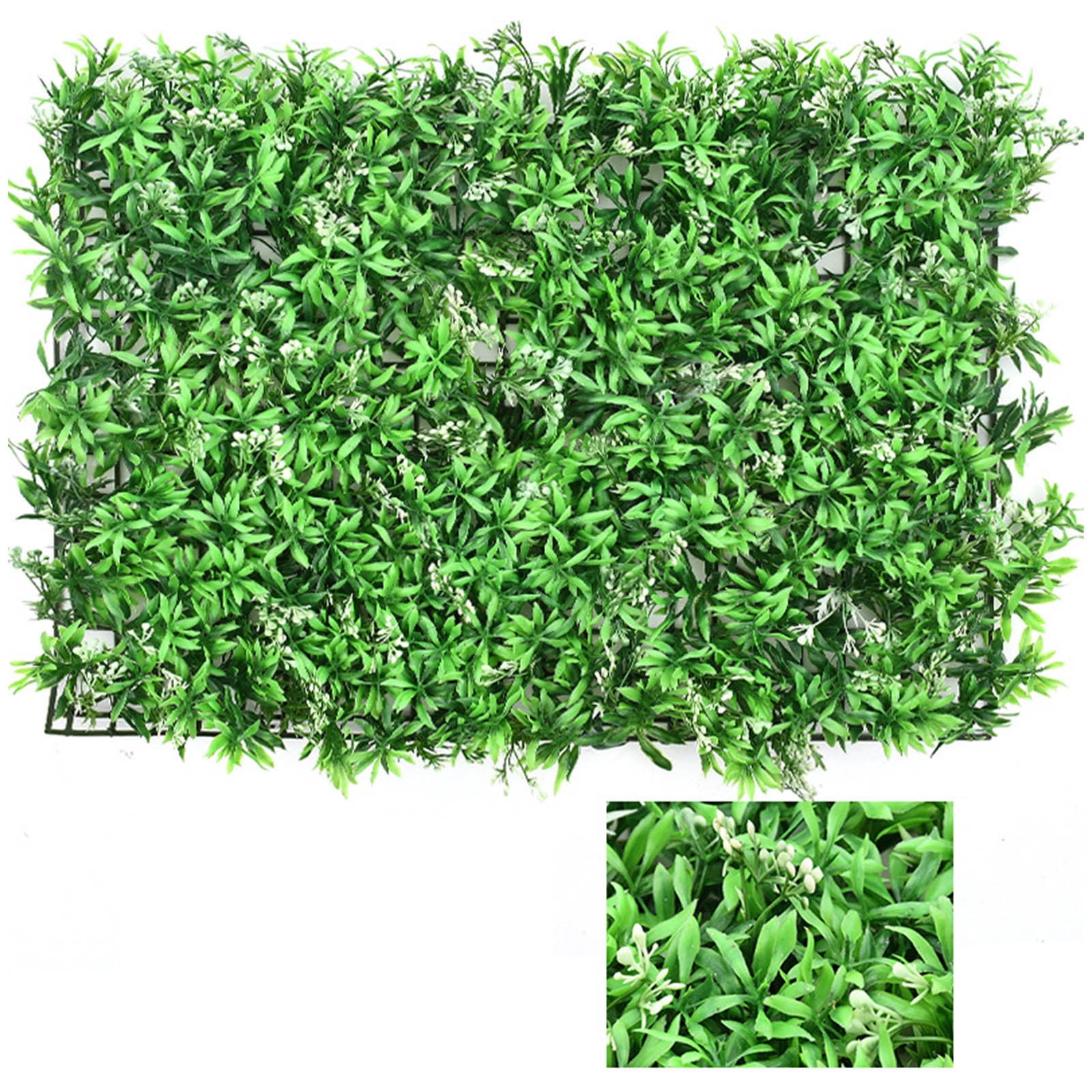 Artificial Green Plant Wall Panel 40x60cm - PE Mesh Backed Fake Boxwood ...
