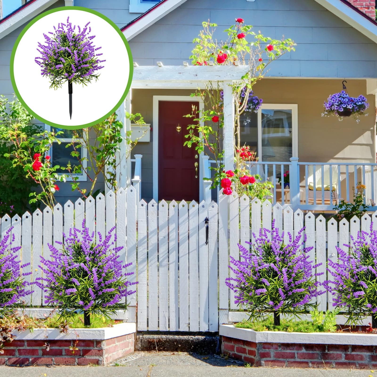 Artificial Green Plants for Home and Garden Decoration, Spring and ...