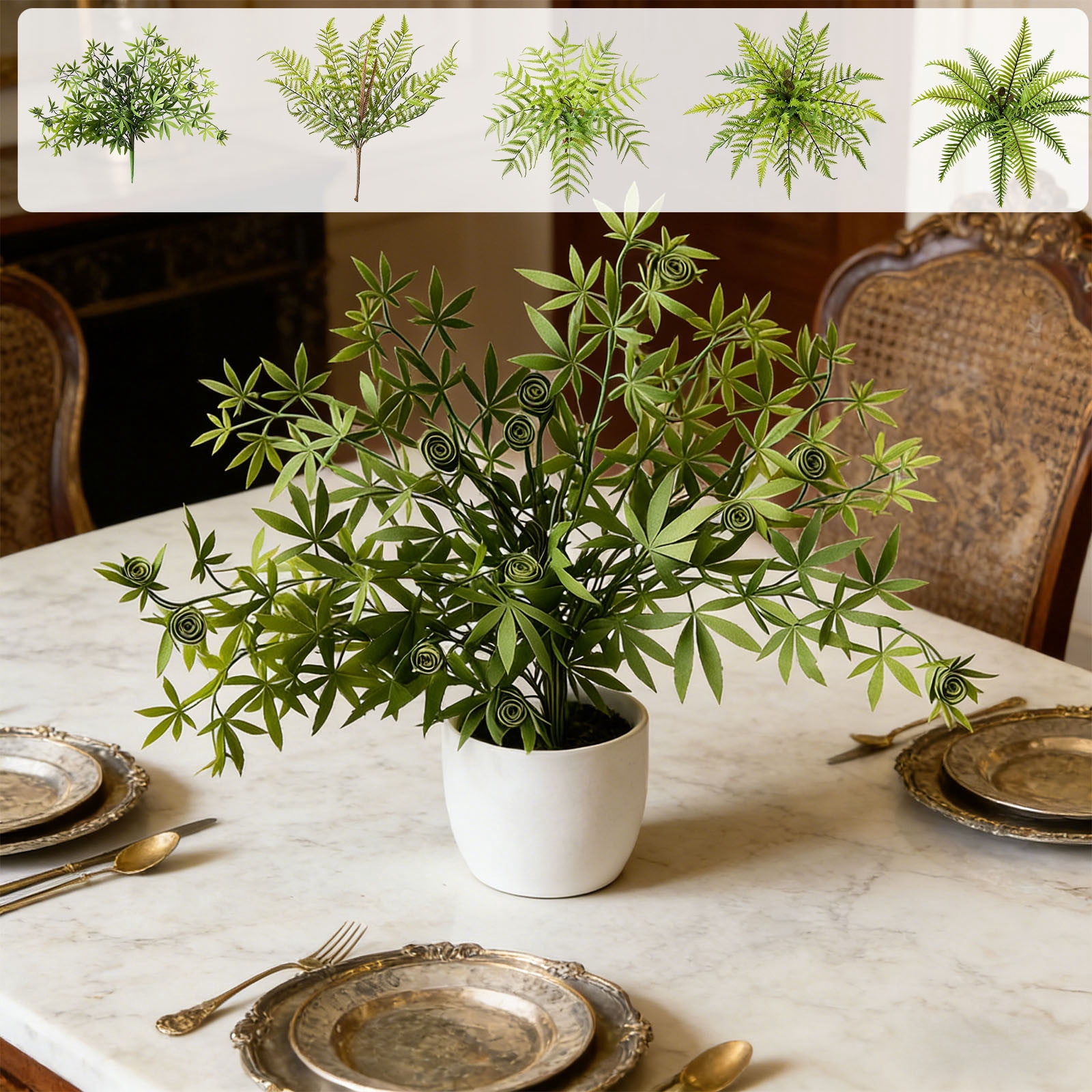 Artificial Green Plants for Indoor and Outdoor Decoration, Realistic ...