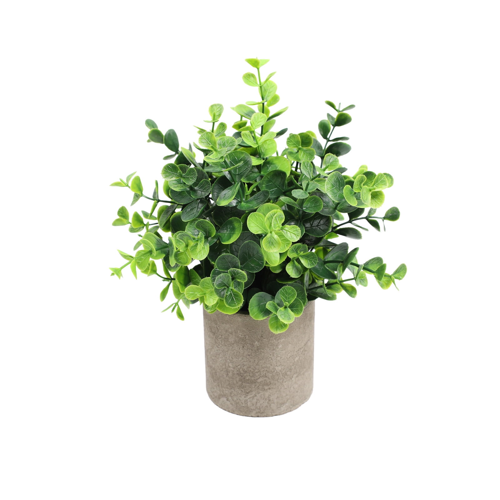 Artificial Green Plants Potted - 9.84x3.15in Realistic Fake Plants for ...