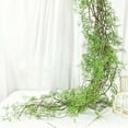 Artificial Green Rattan Grass Vine - Plastic Decorative Plant for Air ...