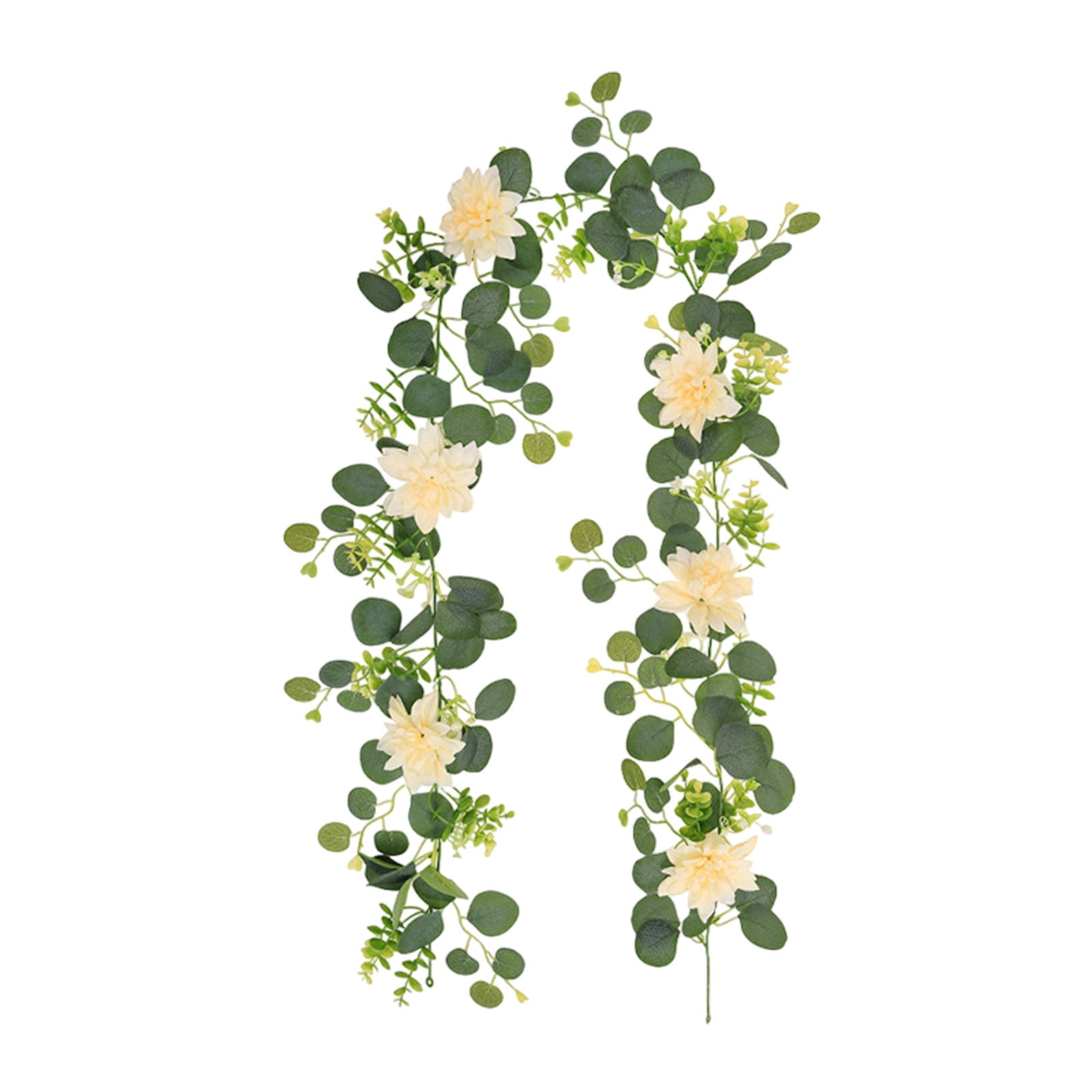 Artificial Greenery Garland Trailing Vine Faux Plants Decor For Indoor ...