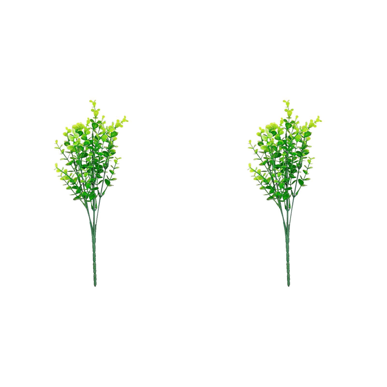 Artificial Greenery Plant Stems – Realistic Simulation Green Decor For ...