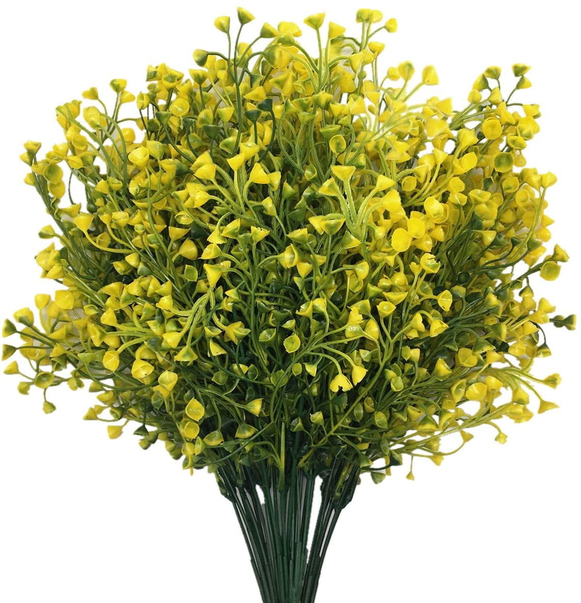 Artificial Greenery, Plastic Plants Fake Bell Grass Flowers Lifelike ...