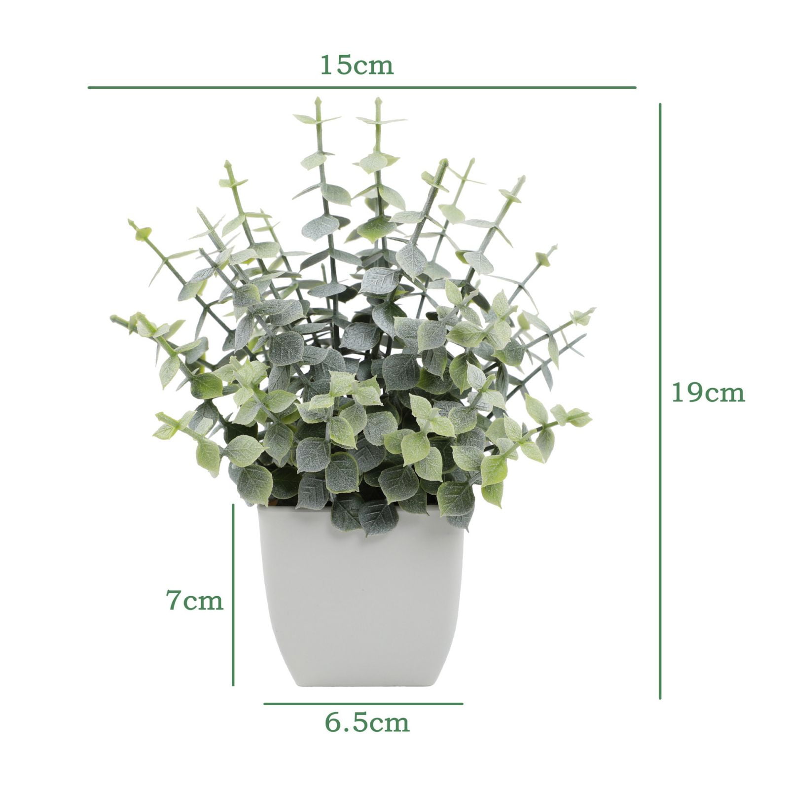Artificial Greenery Potted Plants for Home Decor Office Decor, Faux ...