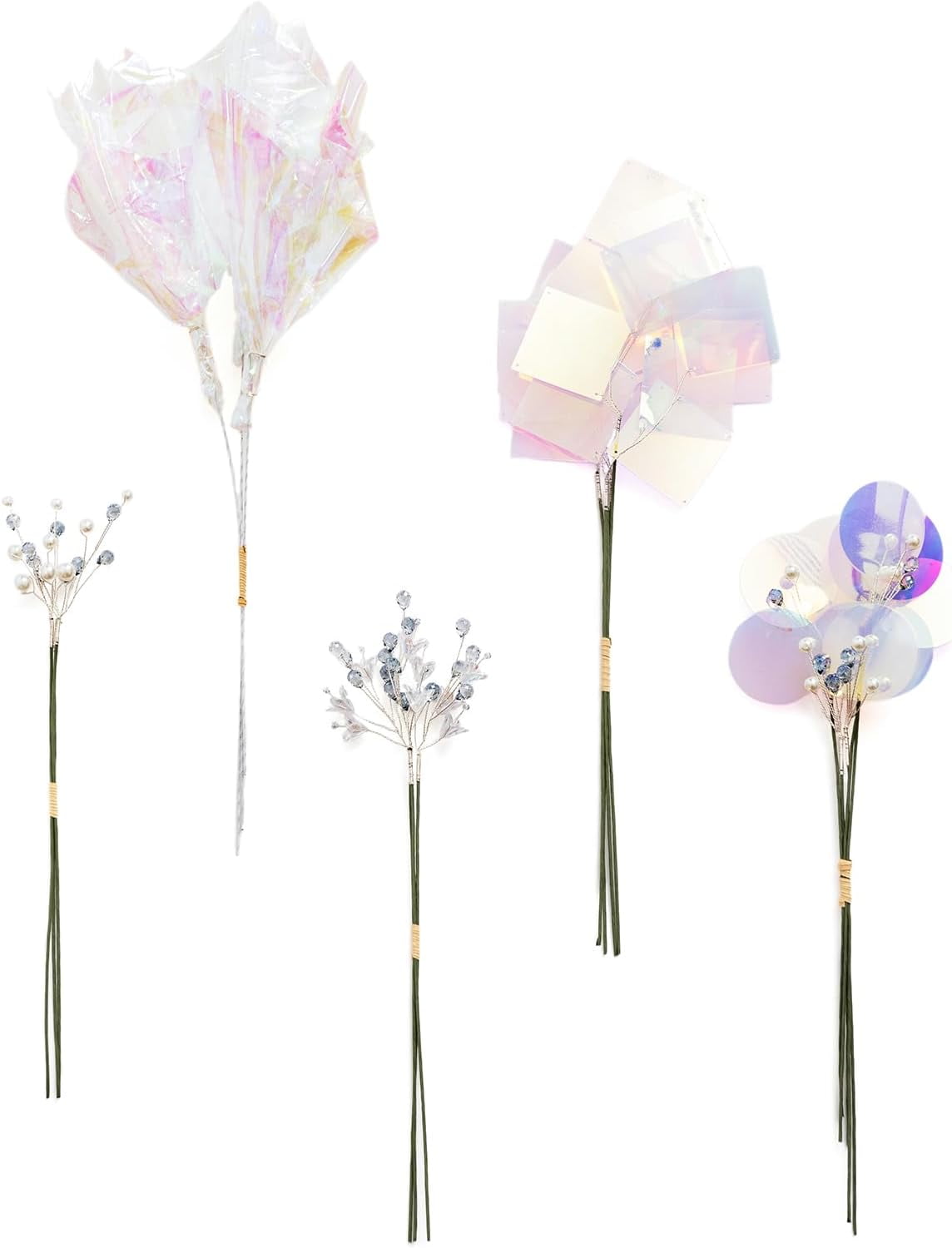 Artificial Greenery Stems Box Set, 19pcs with 4 Kinds of Faux Greenery ...