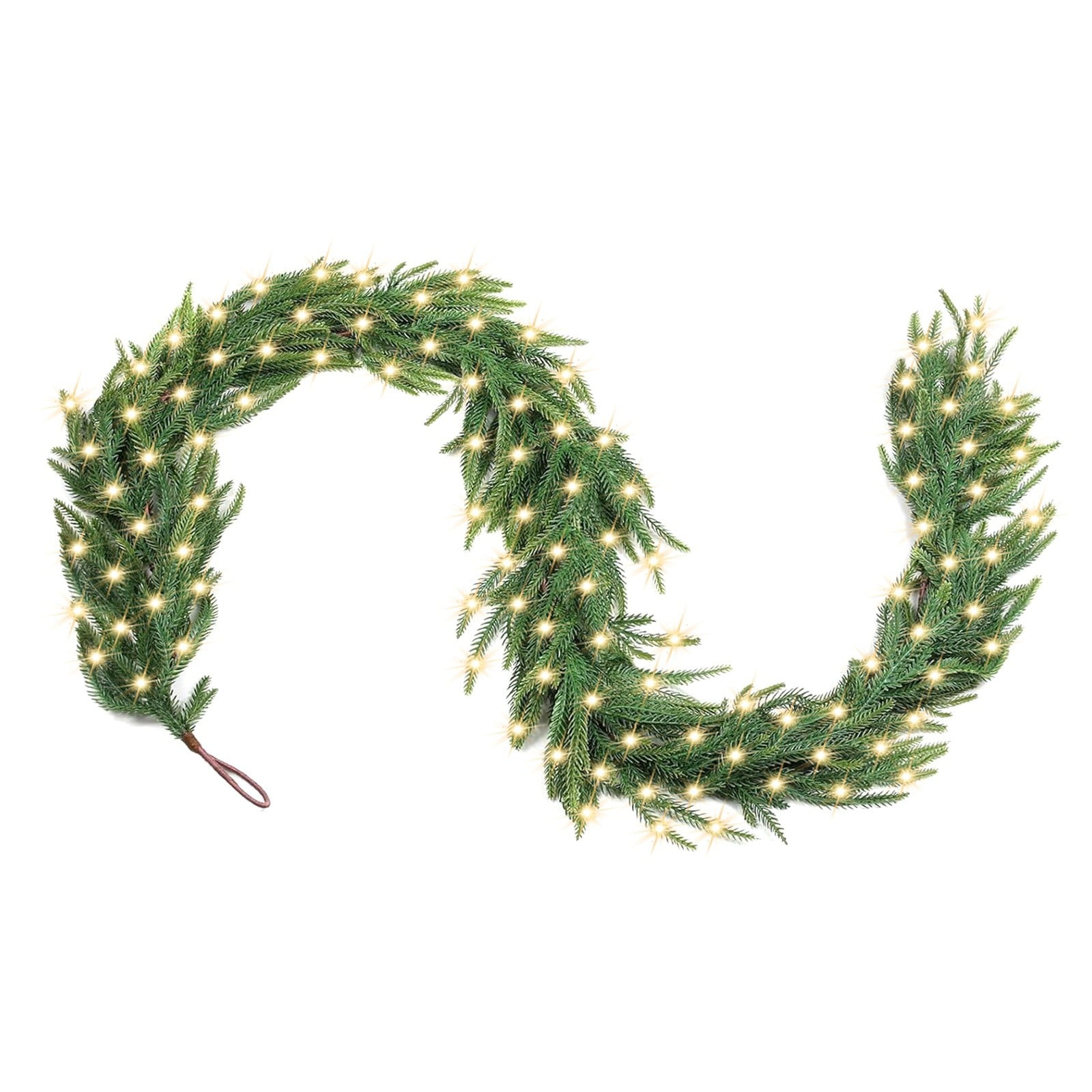 Artificial Greenery Wreath - Realistic Texture Lifelike Green Wreath ...