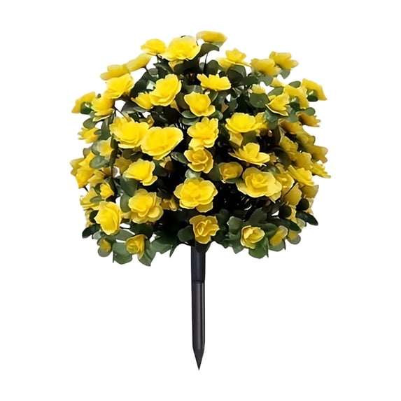 Artificial Ground Stake Flower 20 Inch Outdoor Garden Decoration ...