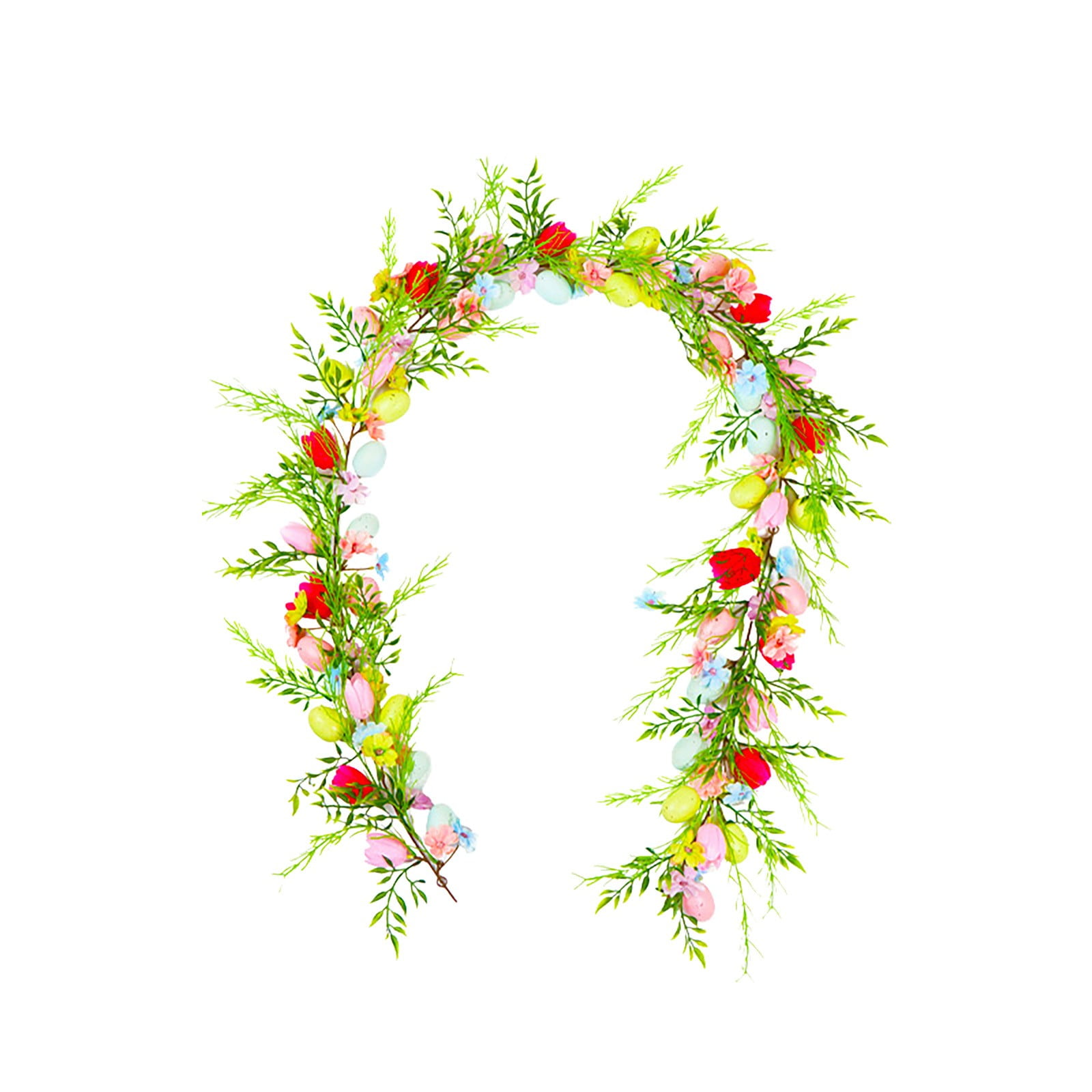 Artificial Hanging Egg Greenery Vines Easter Home Wall Decor For ...